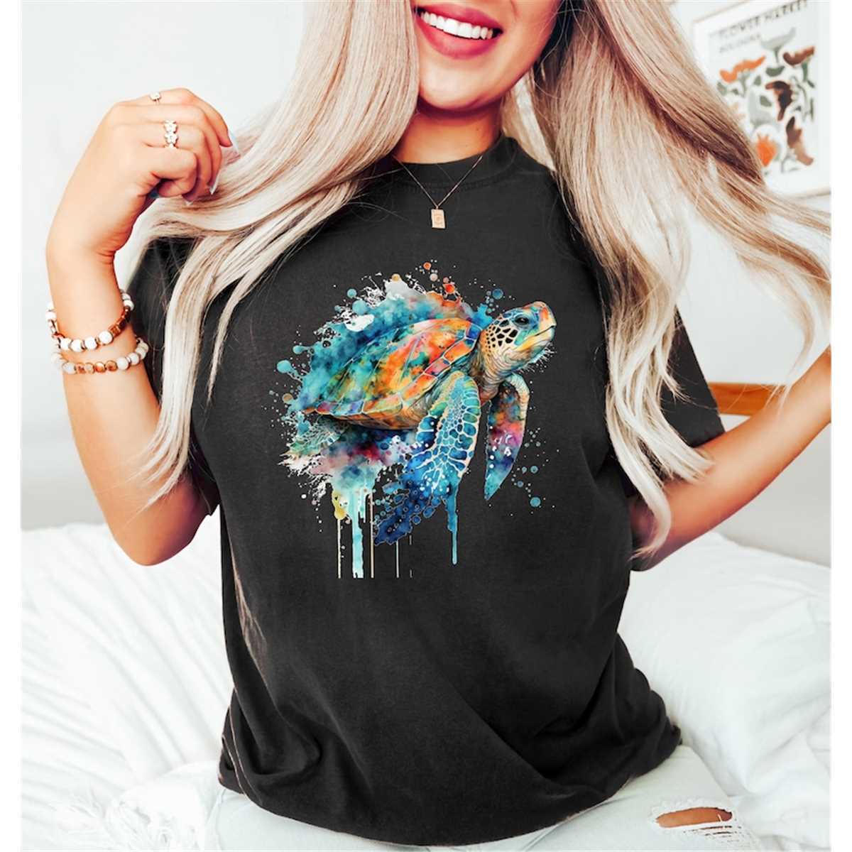 Watercolor Sea Turtle Shirt,Sea Turtle Sweatshirt,Save Sea T | Inspire ...