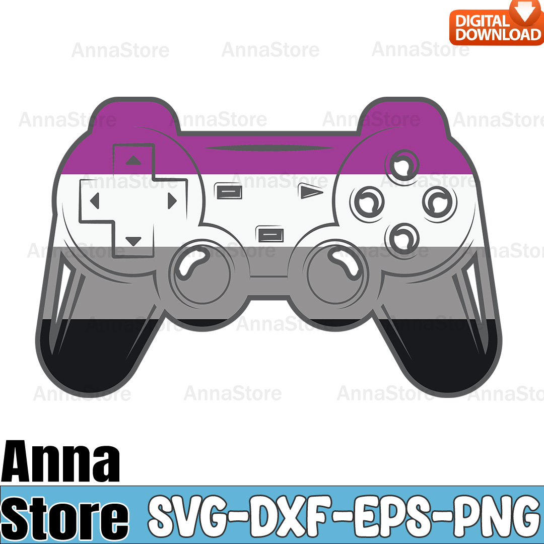 Gaymer LGBT Pride Asexual Pixel Heart Svg,LGBT Day Svg,Lesbi | Inspire ...