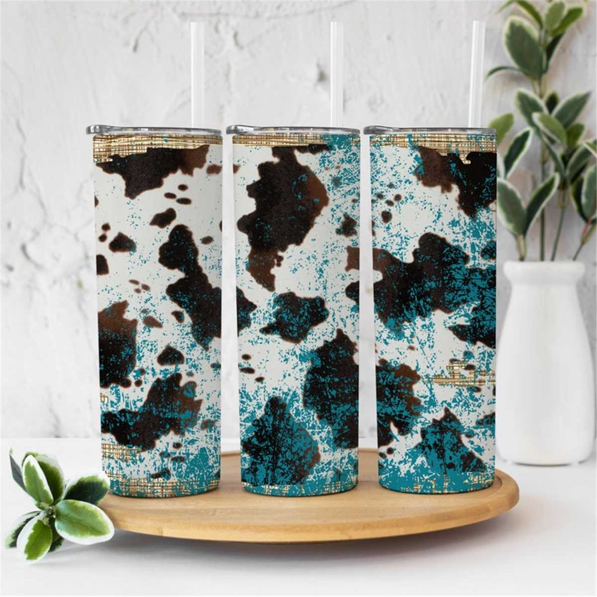 20oz Skinny Tumbler Rustic Distressed Design Templates | Inspire Uplift