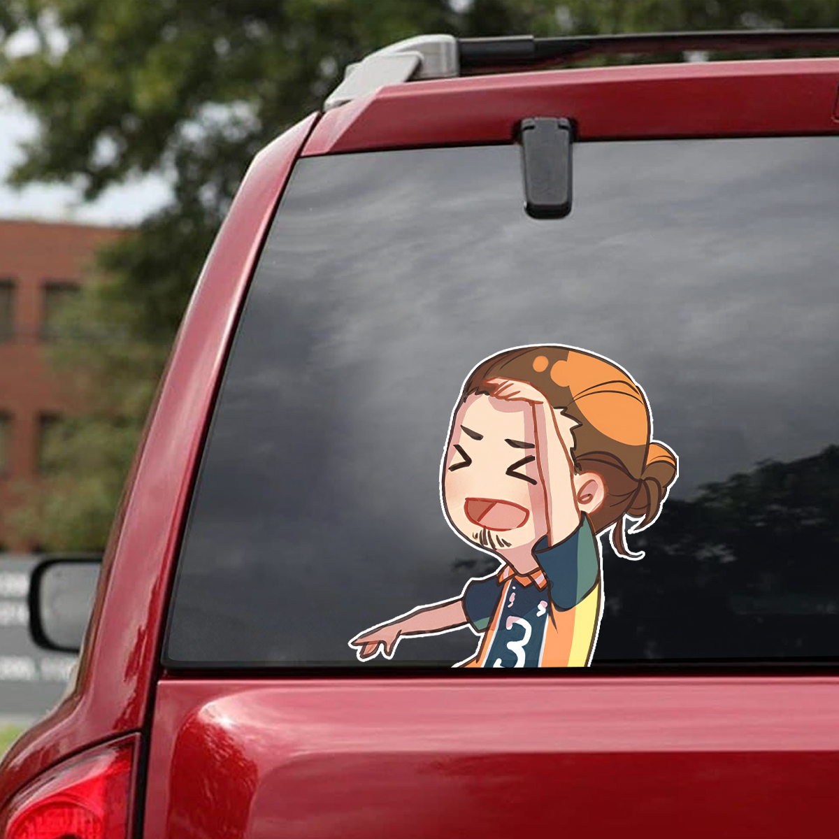 Haikyu Sticker, Anime Car Decal, Anime Decal, Asahi Azumane | Inspire ...