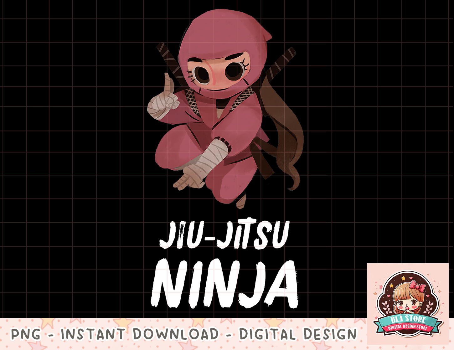 Ninja Girl Clipart | Inspire Uplift