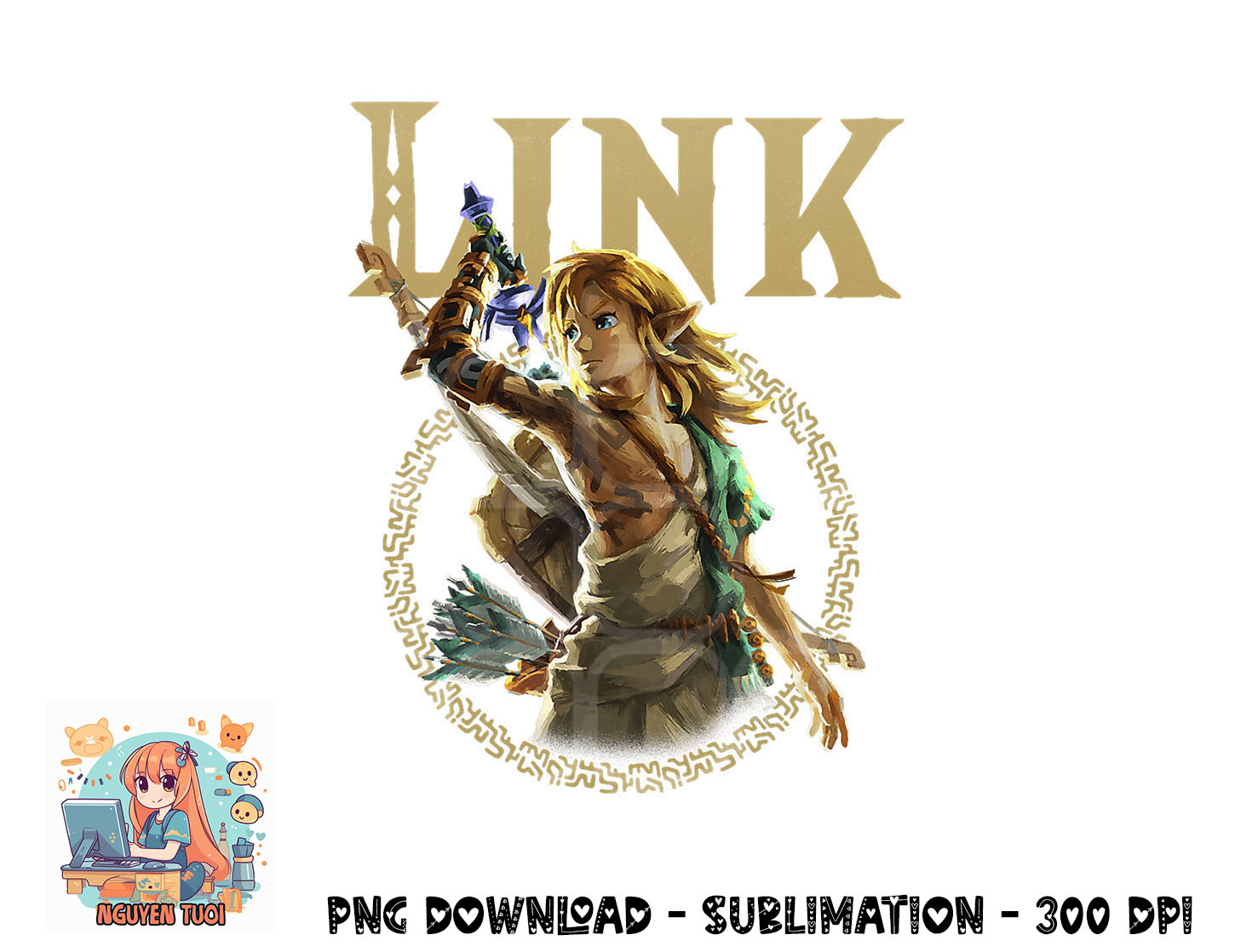 The Legend of Zelda Tears Of The Kingdom Link Portrait png, - Inspire ...