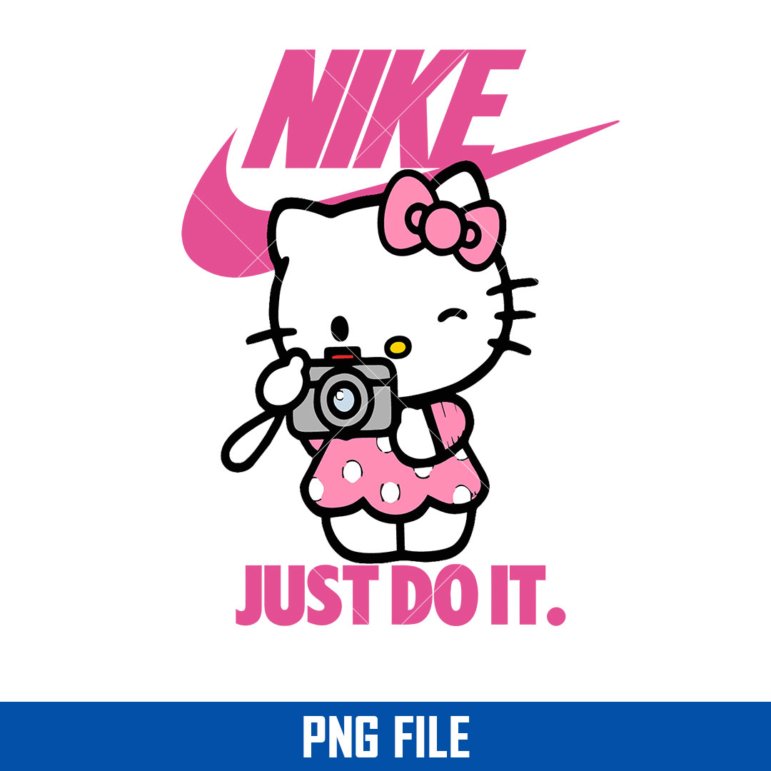 Hello Kitty Swoosh Png, Hello Kitty Nike Png, Cartoon Nike P | Inspire ...