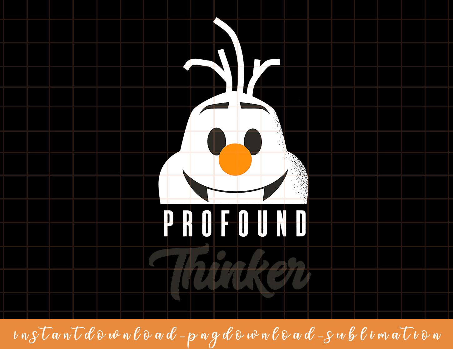 Disney Frozen 2 Olaf Profound Thinker png, sublimate, digita | Inspire ...