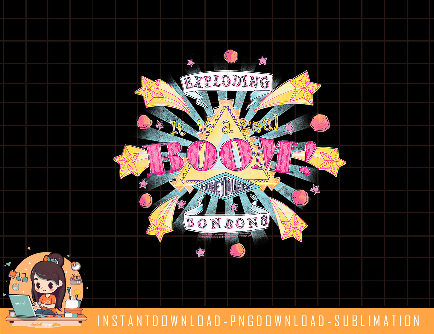 Harry Potter Honeydukes Exploding Bonbons png, sublimate, di | Inspire ...