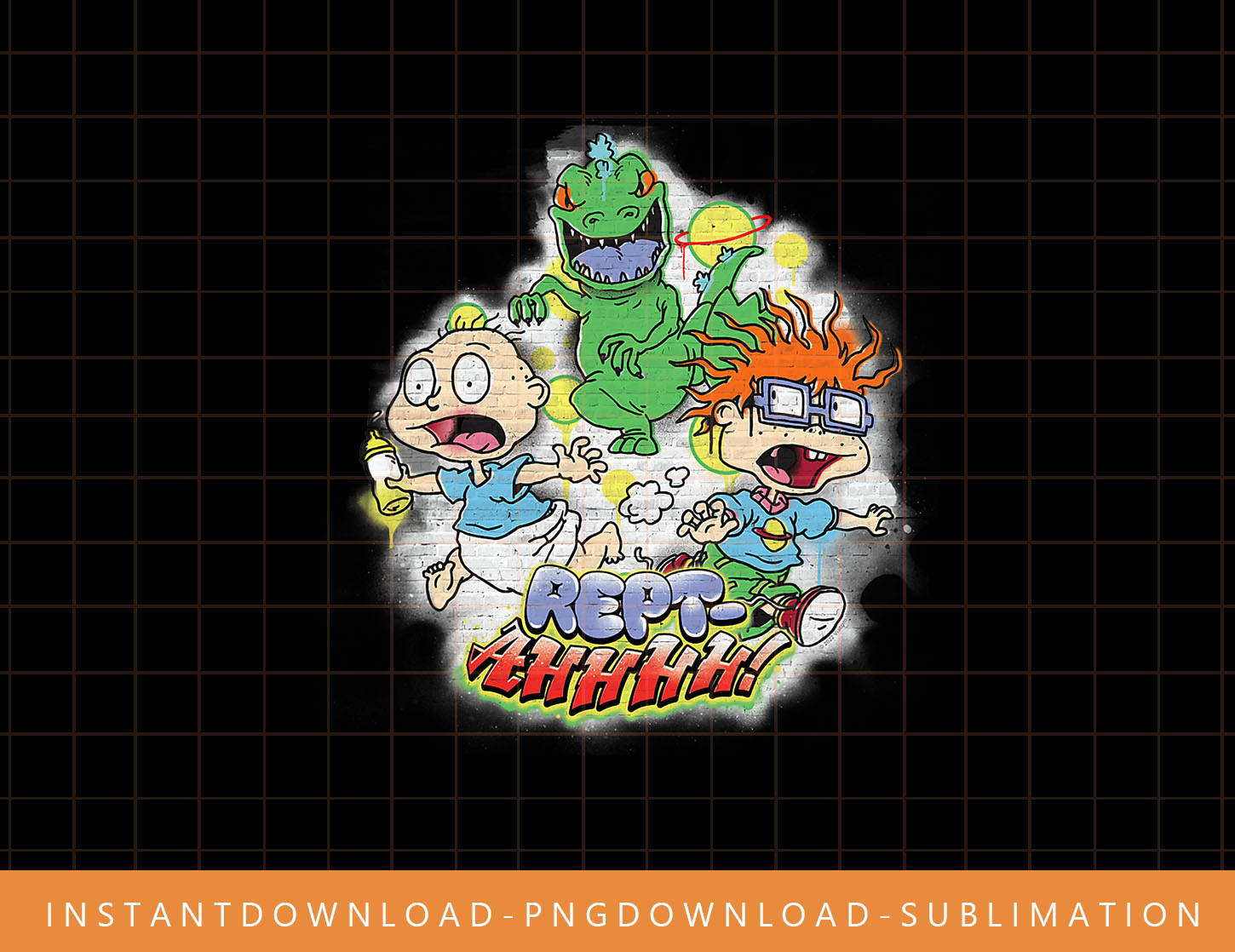 Rugrats Tommy and Chucky Rept-AHHHHH png, sublimate, digita - Inspire ...