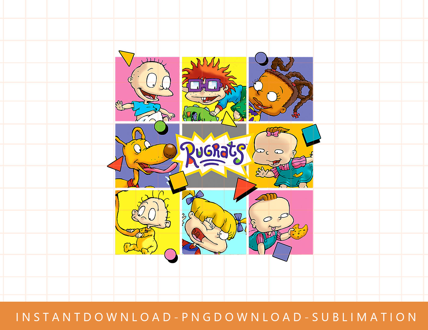 Rugrats Tommy and Friends Box png, sublimate, digital print - Inspire ...