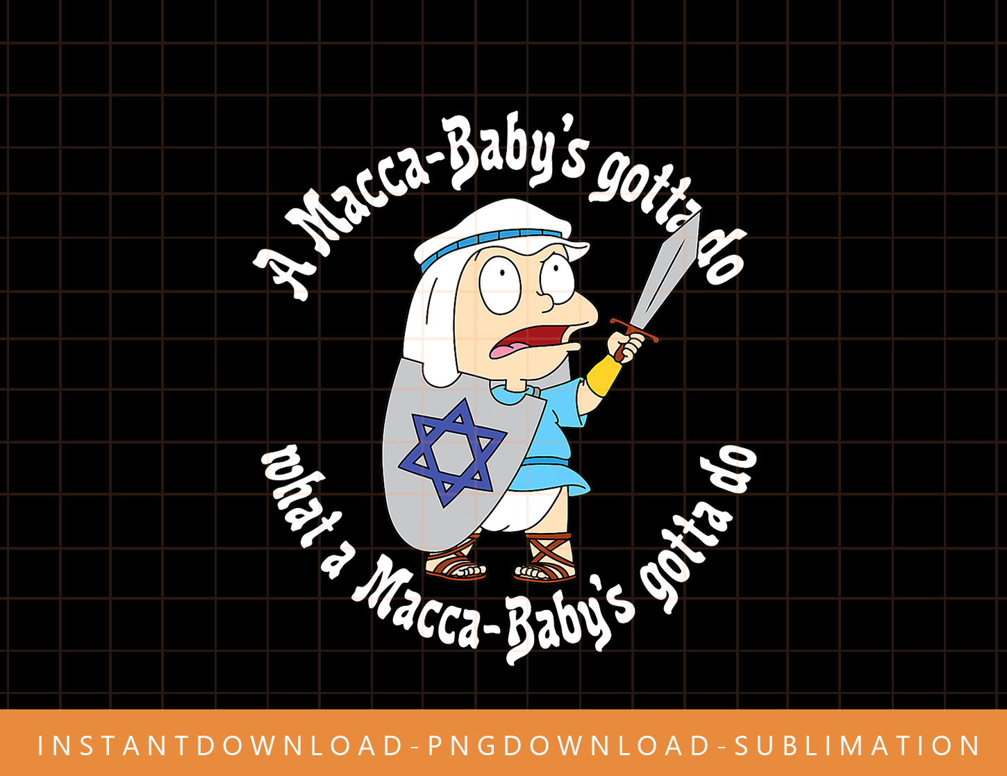 Rugrats Tommy Holding A David s Star Shield And Sword png, s | Inspire ...