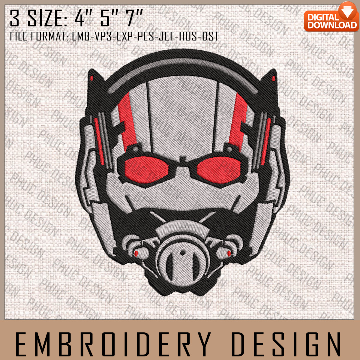 Antman Embroidery Files, Marvel Comics, Movie Inspired Embro | Inspire ...