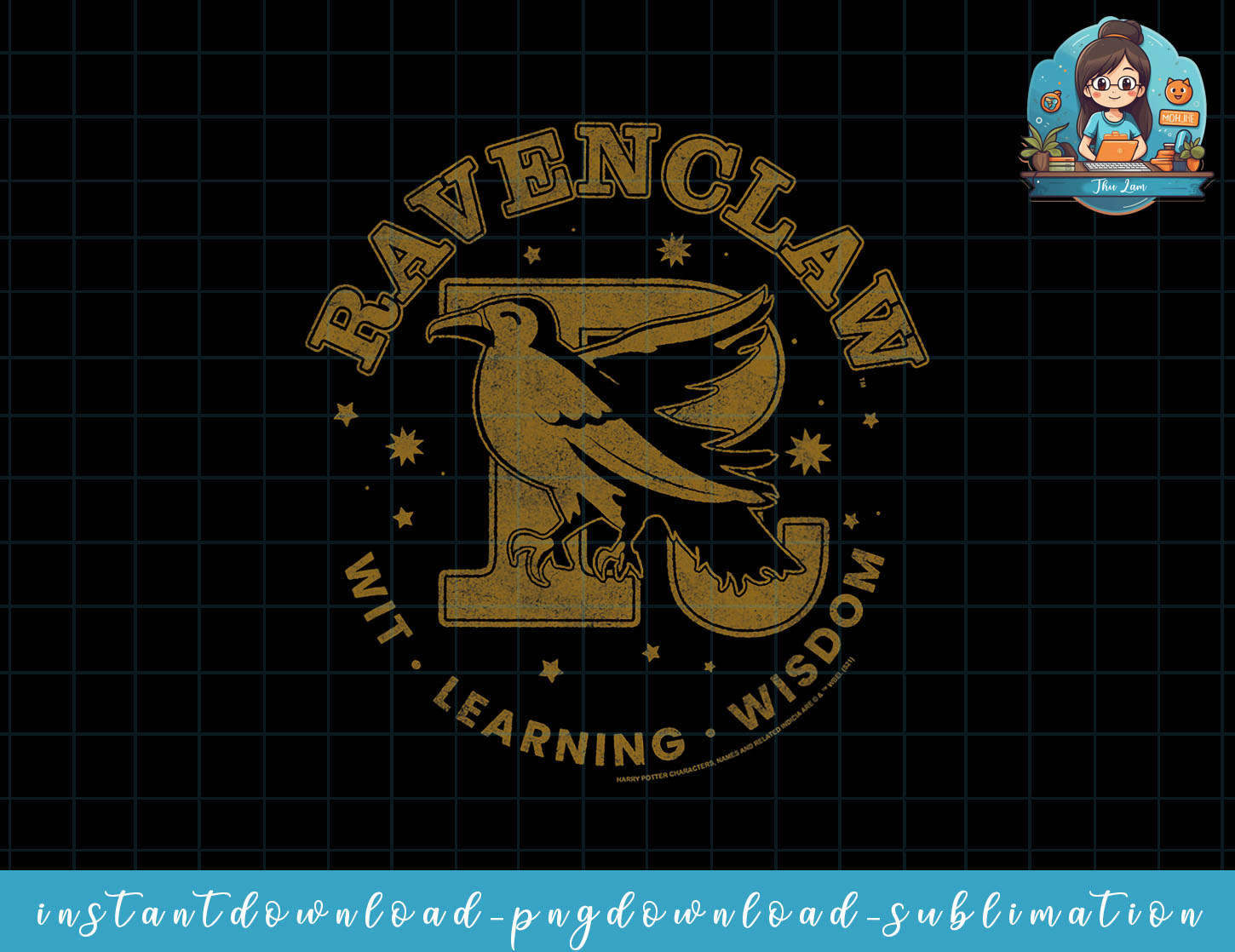 Harry Potter House Ravenclaw Wit, Learning, Wisdom png, subl | Inspire ...