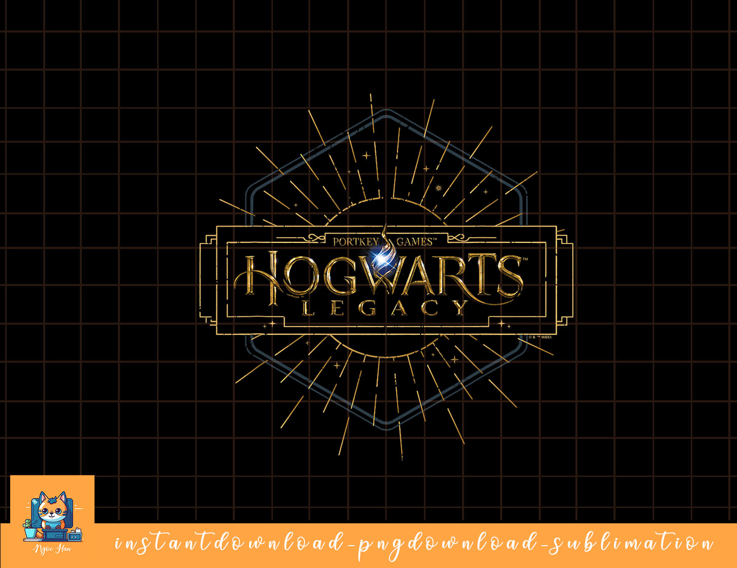 Harry Potter Hogwarts Legacy Full Color Logo png, sublimate, | Inspire ...