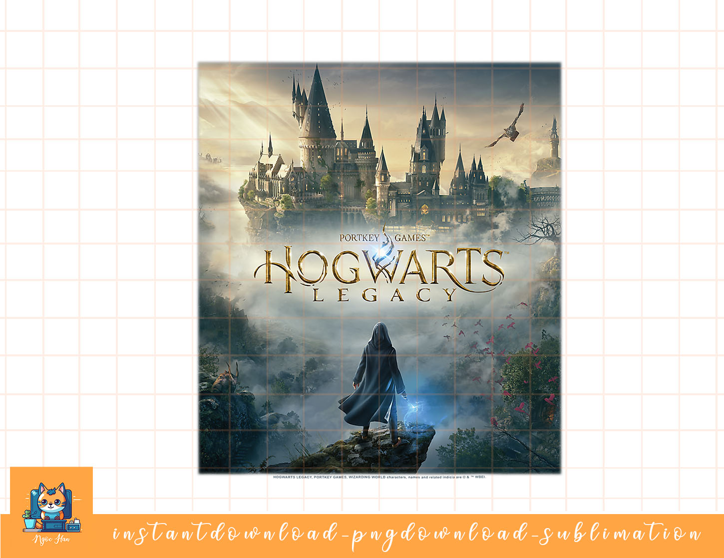 Harry Potter Hogwarts Legacy Poster png, sublimate, digital - Inspire ...