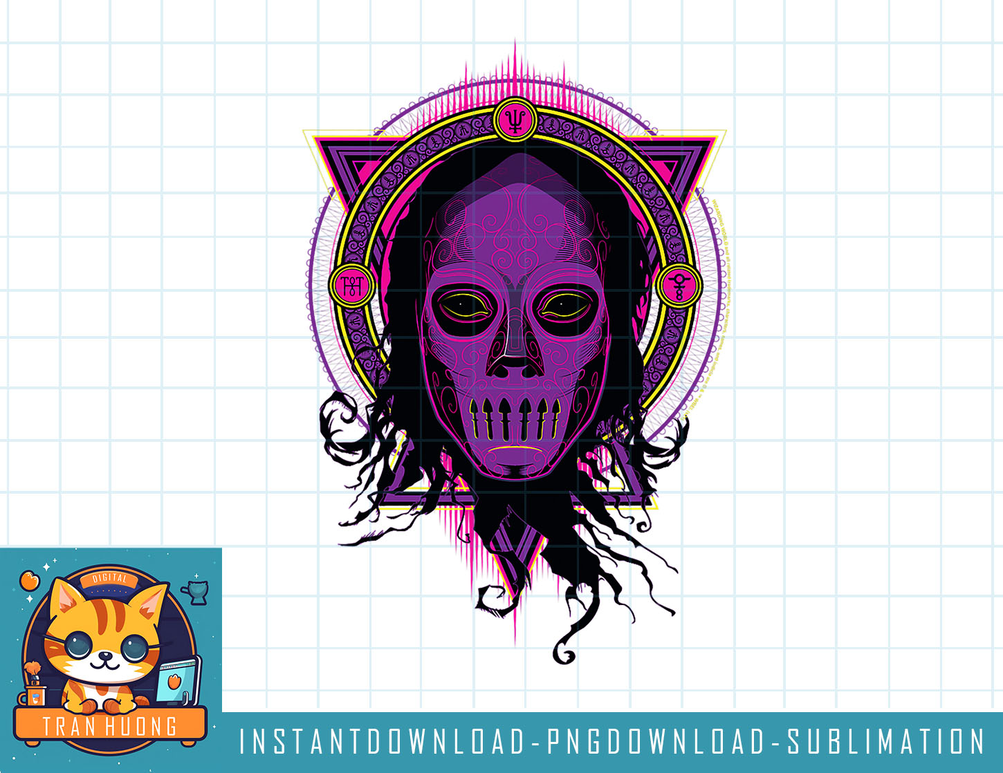 Harry Potter Lord Voldemort Death Eater Mask png, sublimate, | Inspire ...