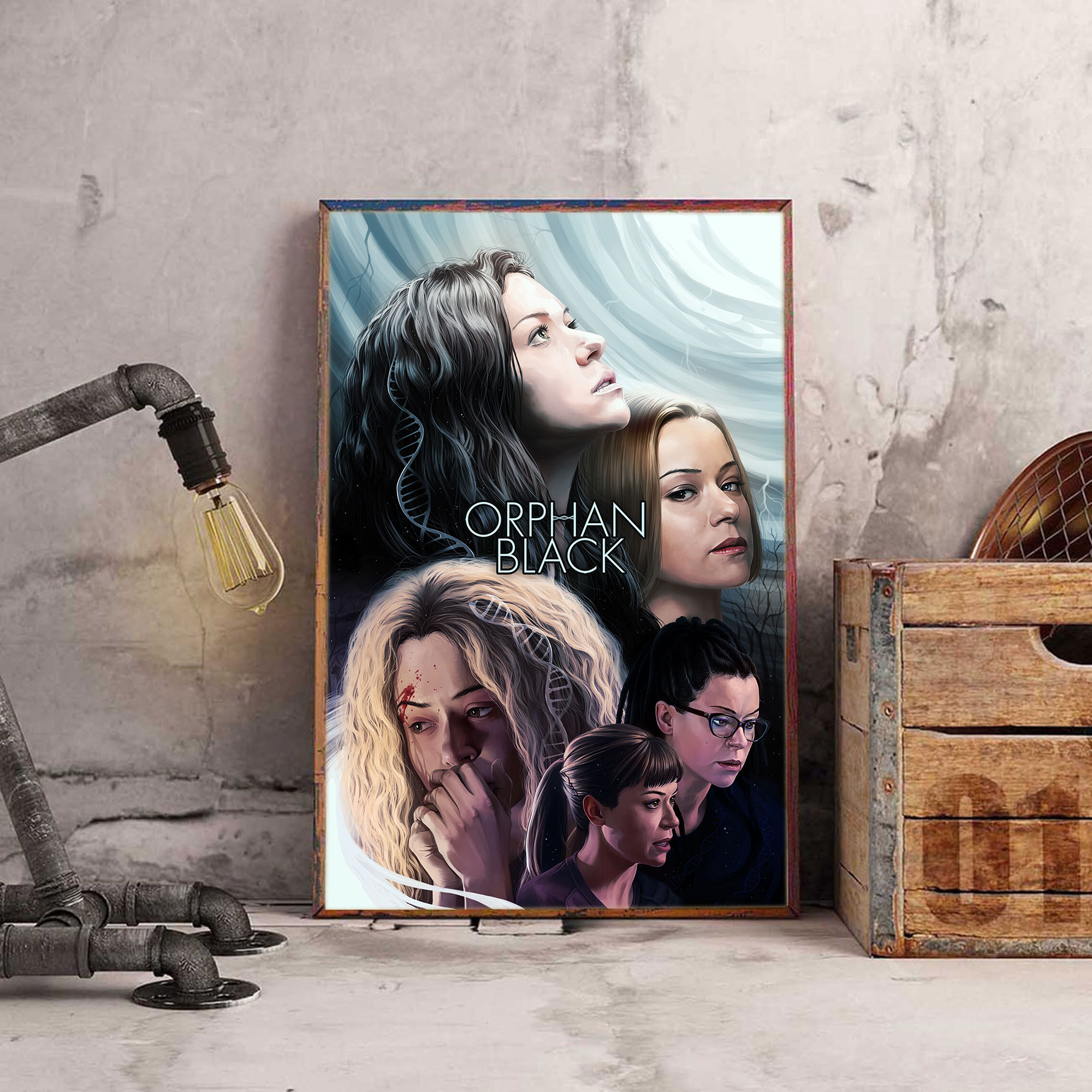 Movie Poster, Orphan Black Poster, Orphan Black Wall Art, Mo - Inspire ...