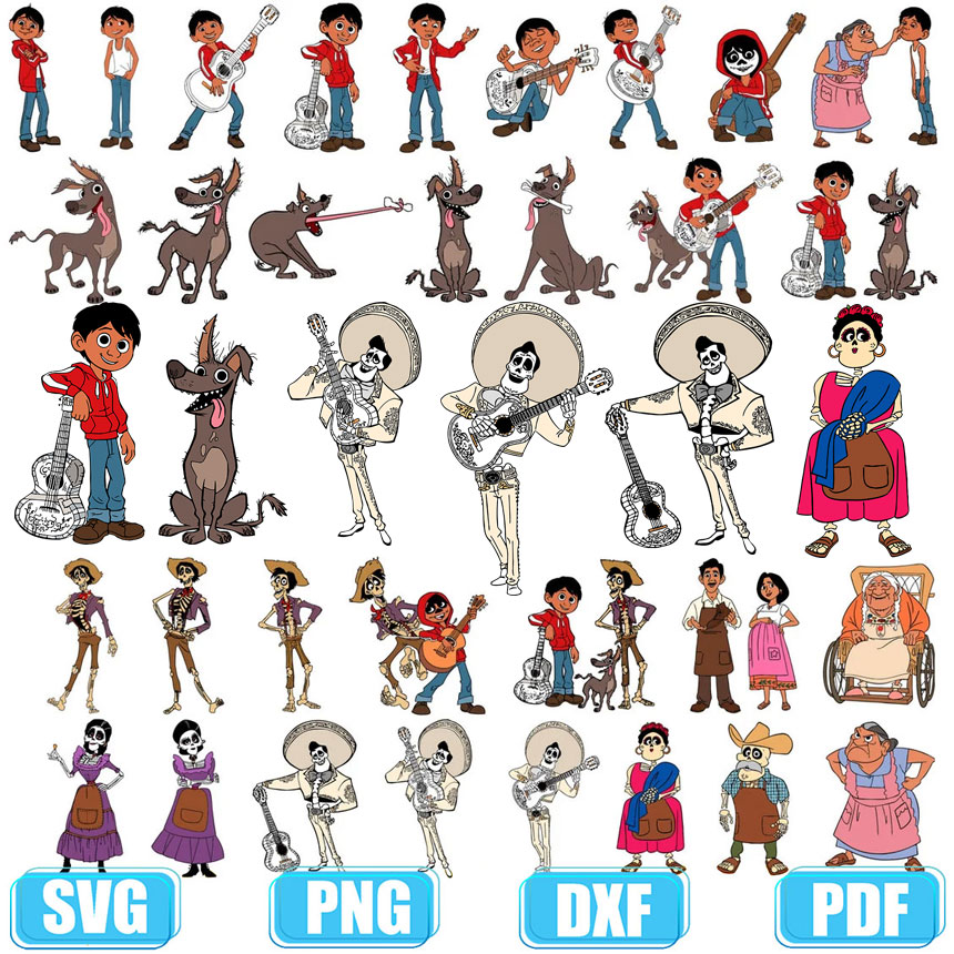 coco svg,disney coco svg,coco disney svg,miguel coco svg - Inspire Uplift