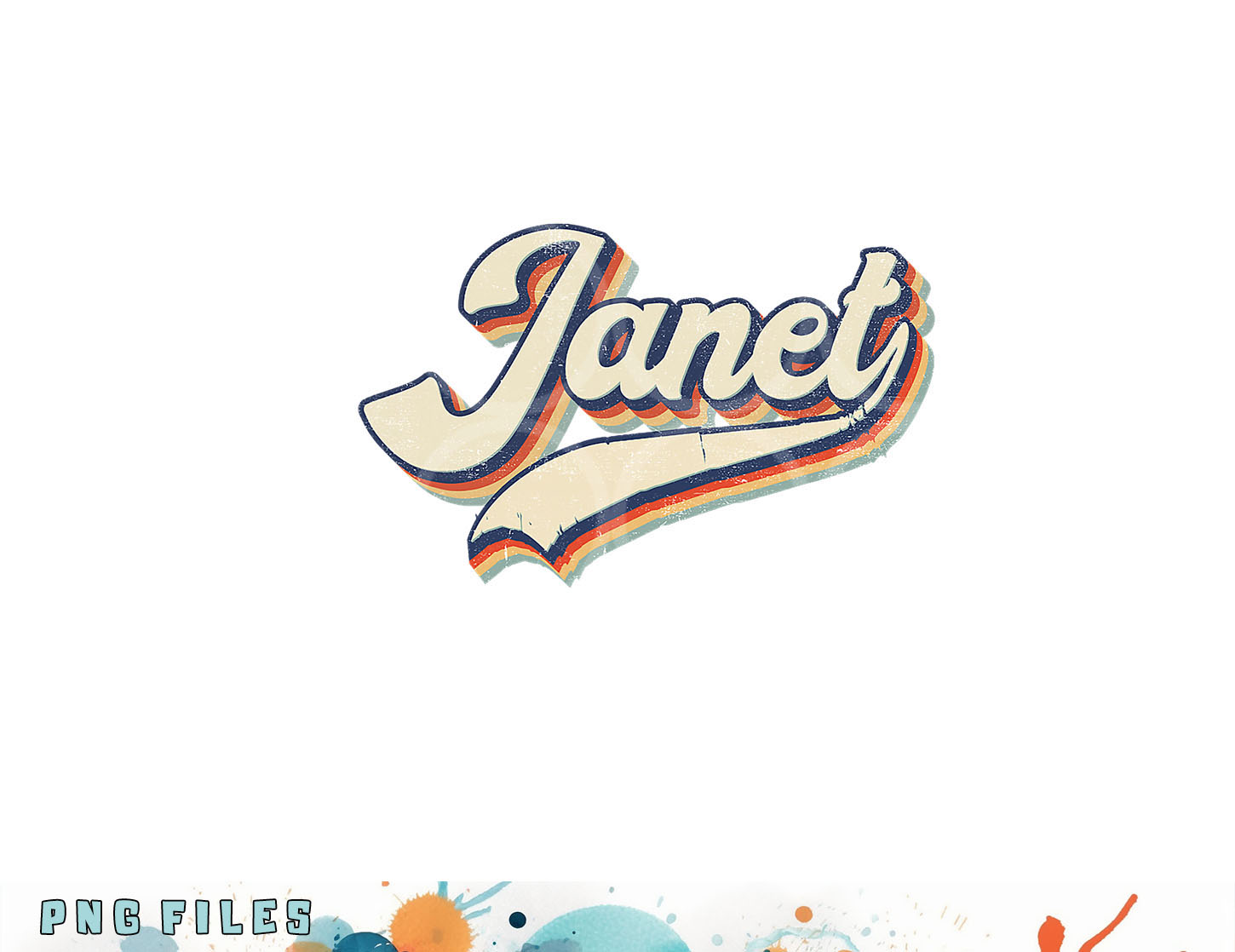 Vintage Janet Retro First Name Personalized 1970s Love Janet | Inspire ...
