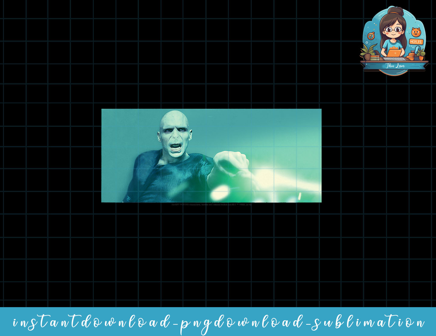 Harry Potter Lord Voldemort Casting Spell Poster png, sublim | Inspire ...