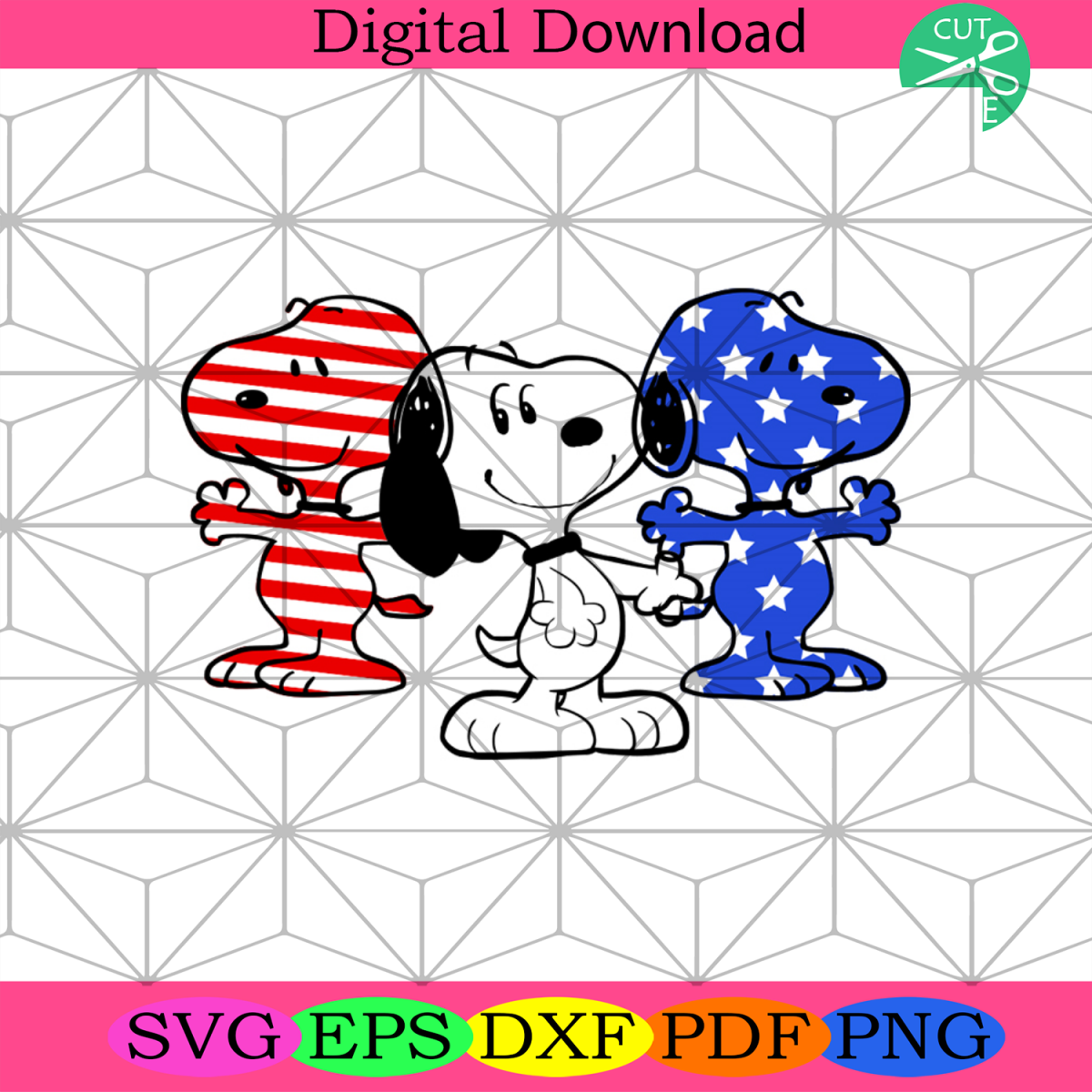 Snoopy America Svg Trending Svg, Snoopy Svg, Snoopy Lover4th | Inspire ...