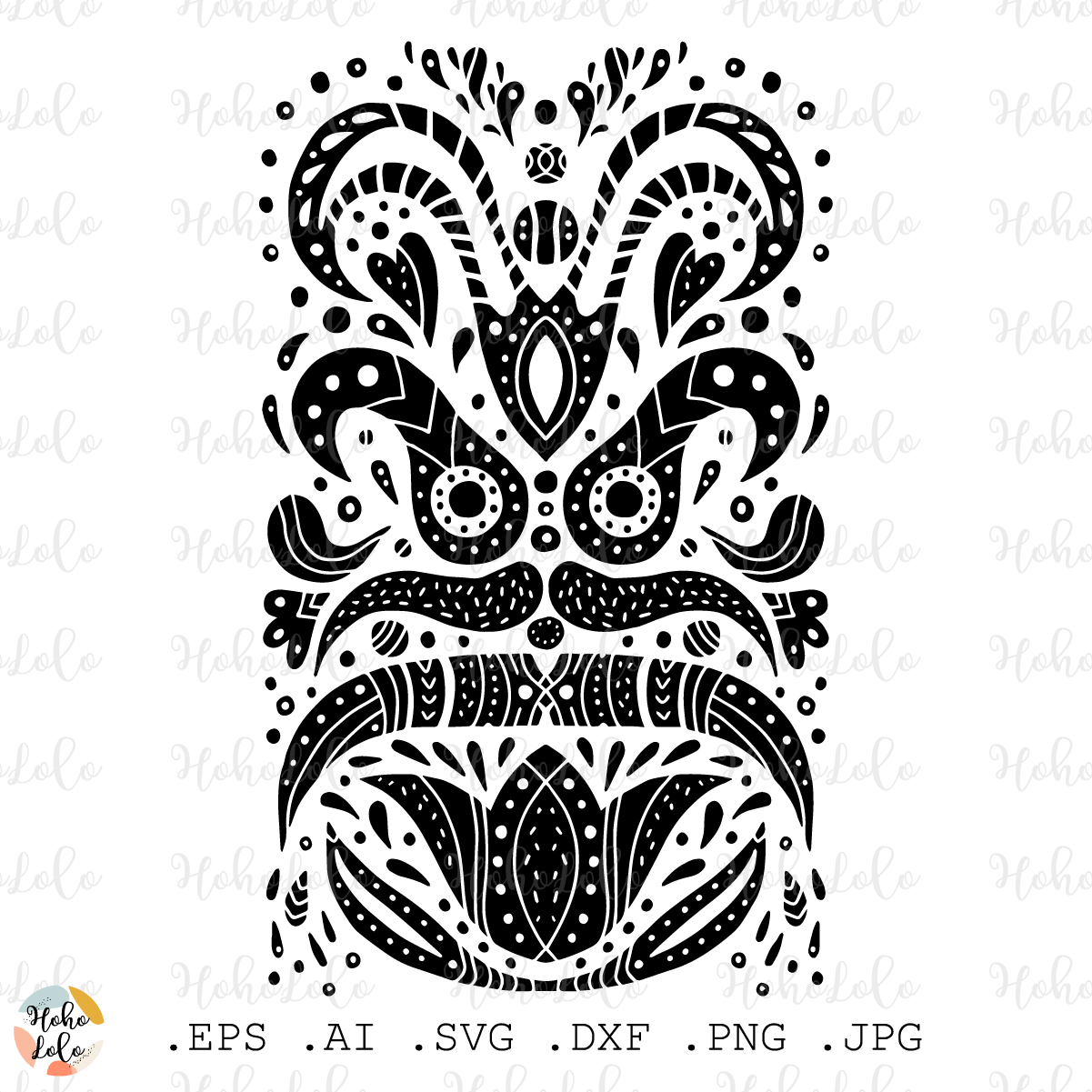 Scandi Pattern Svg, Linocut Pattern Svg, Style Boho, Flower | Inspire ...