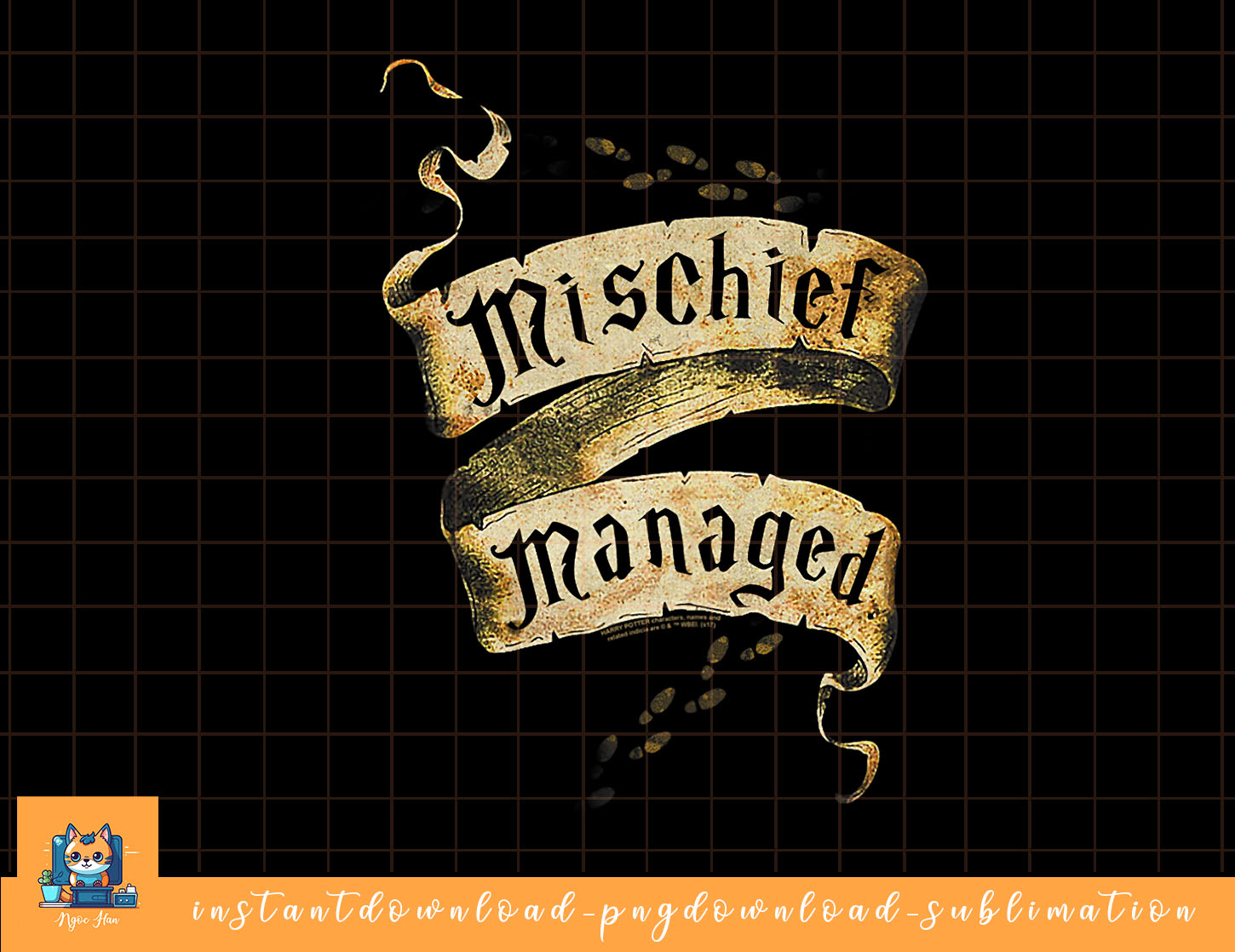 Harry Potter Mischief Managed download png, sublimate, digit - Inspire Uplift