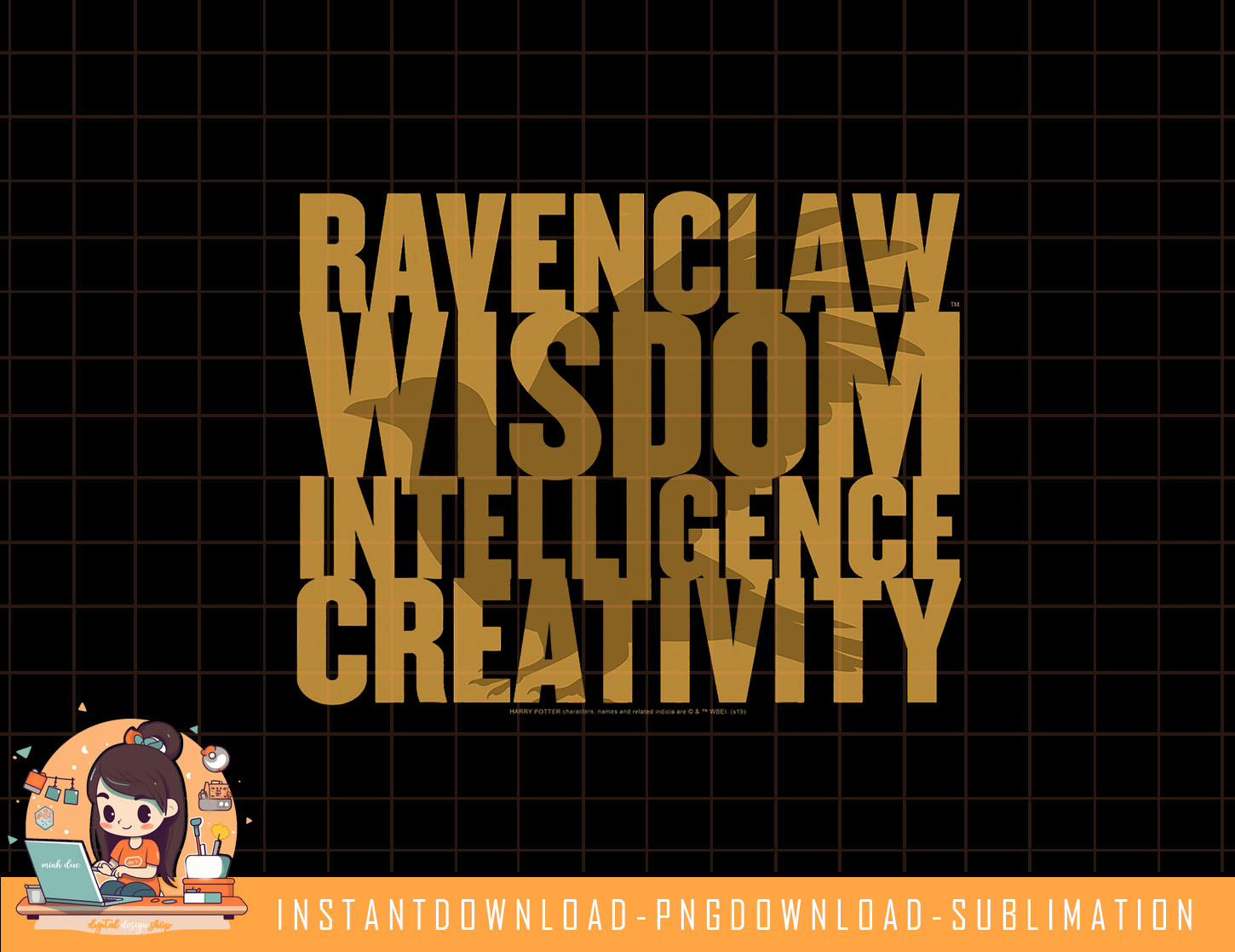 Harry Potter Ravenclaw Wisdom Intelligence Creativity Text p | Inspire Uplift