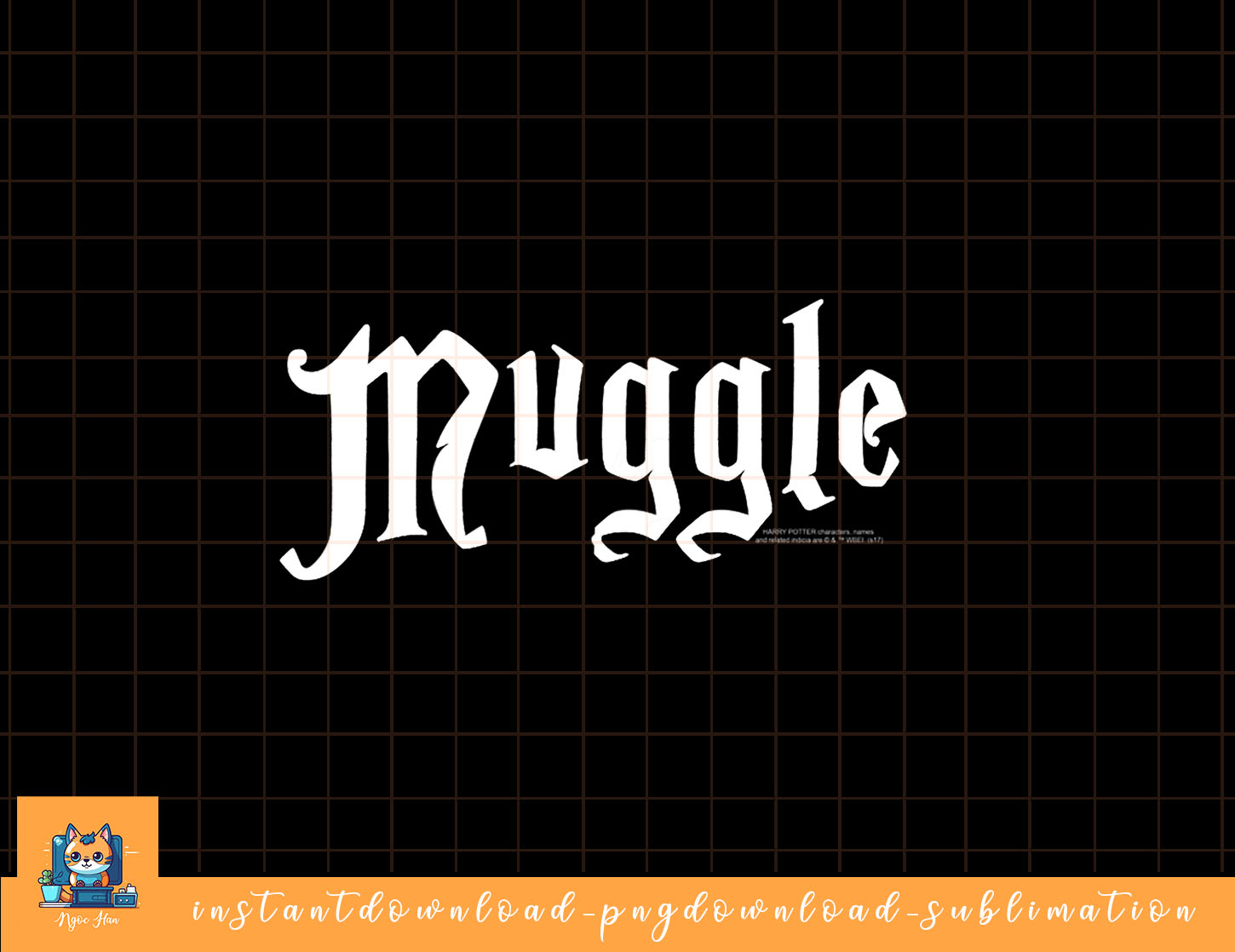 Harry Potter Muggle png , sublimate, digital download - Inspire Uplift