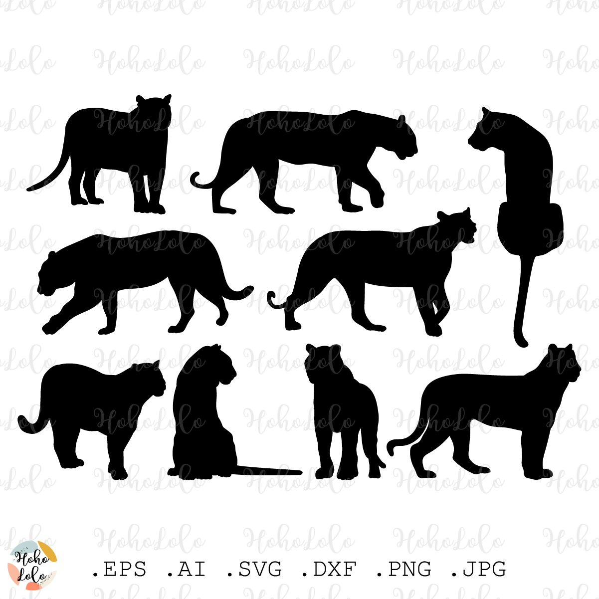 Tiger Svg, Leopard Svg, Puma Svg, Tiger Silhouette, Leopard | Inspire ...