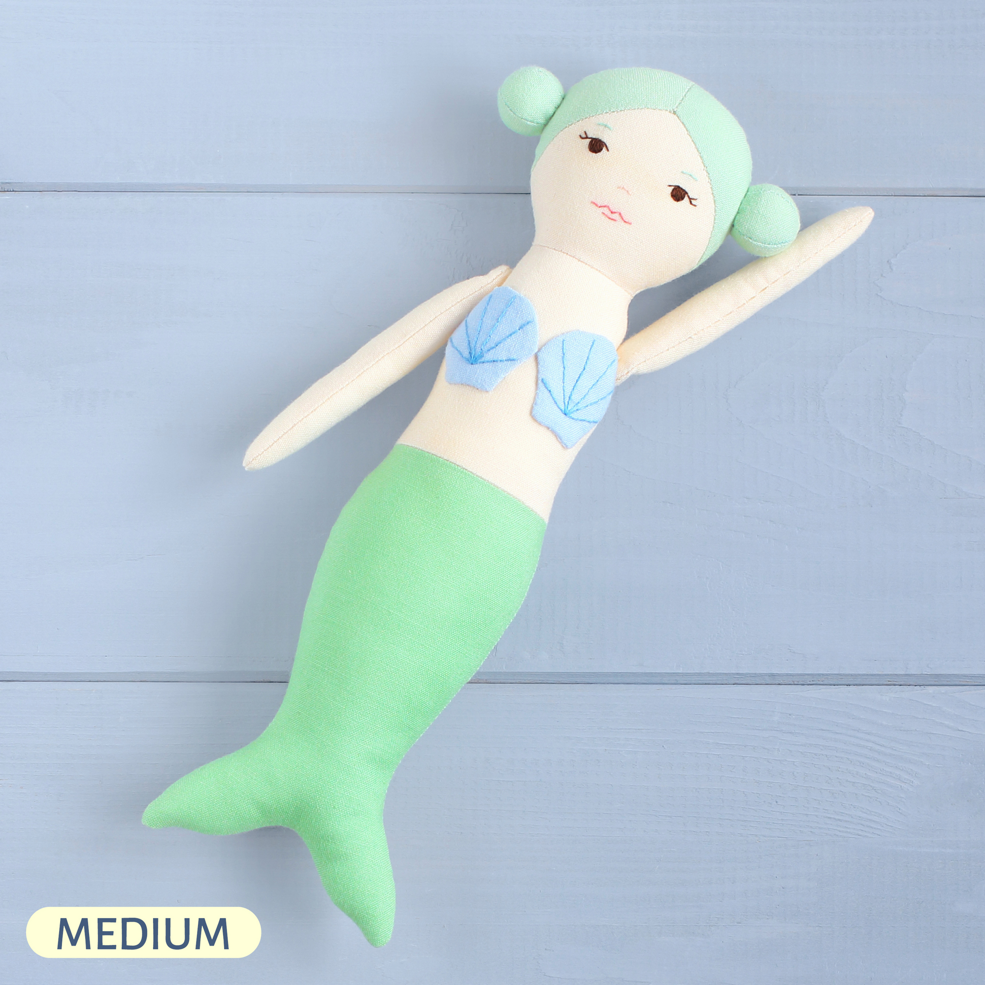 PDF Mermaid Doll Sewing Pattern | Inspire Uplift