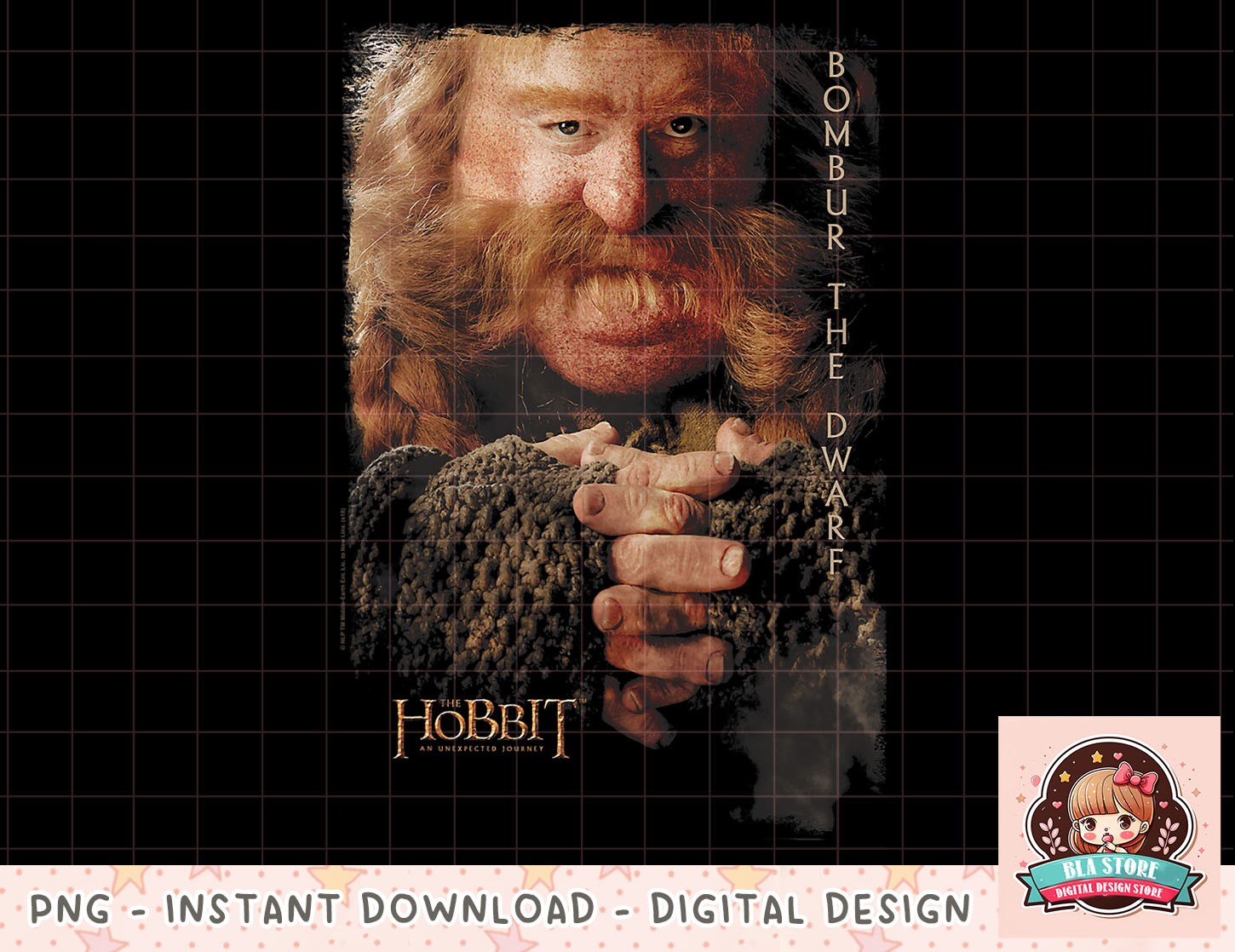 Hobbit Bombur T Shirt png, instant download, digital print | Inspire Uplift