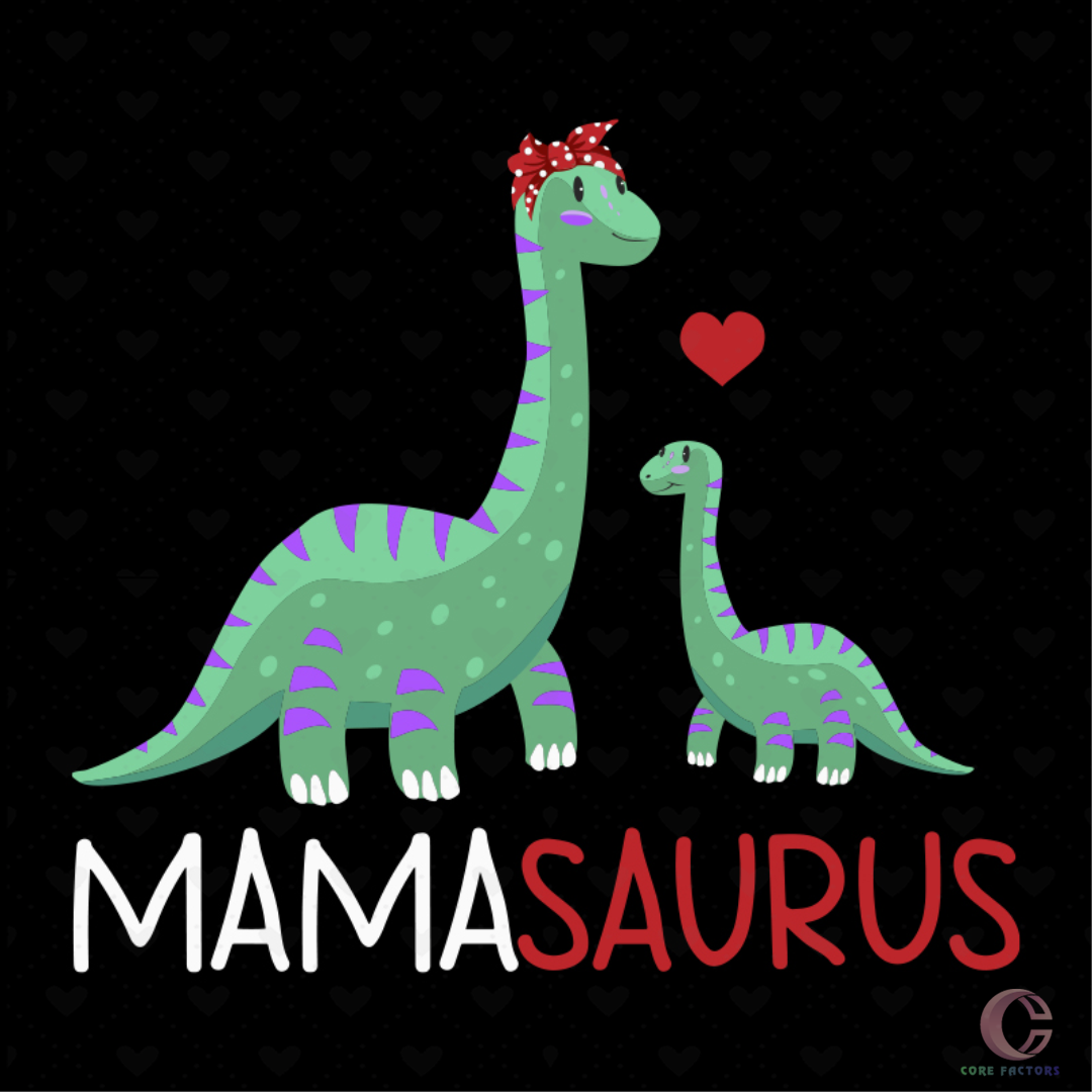 Mamasaurus Babysaurus Svg - Inspire Uplift