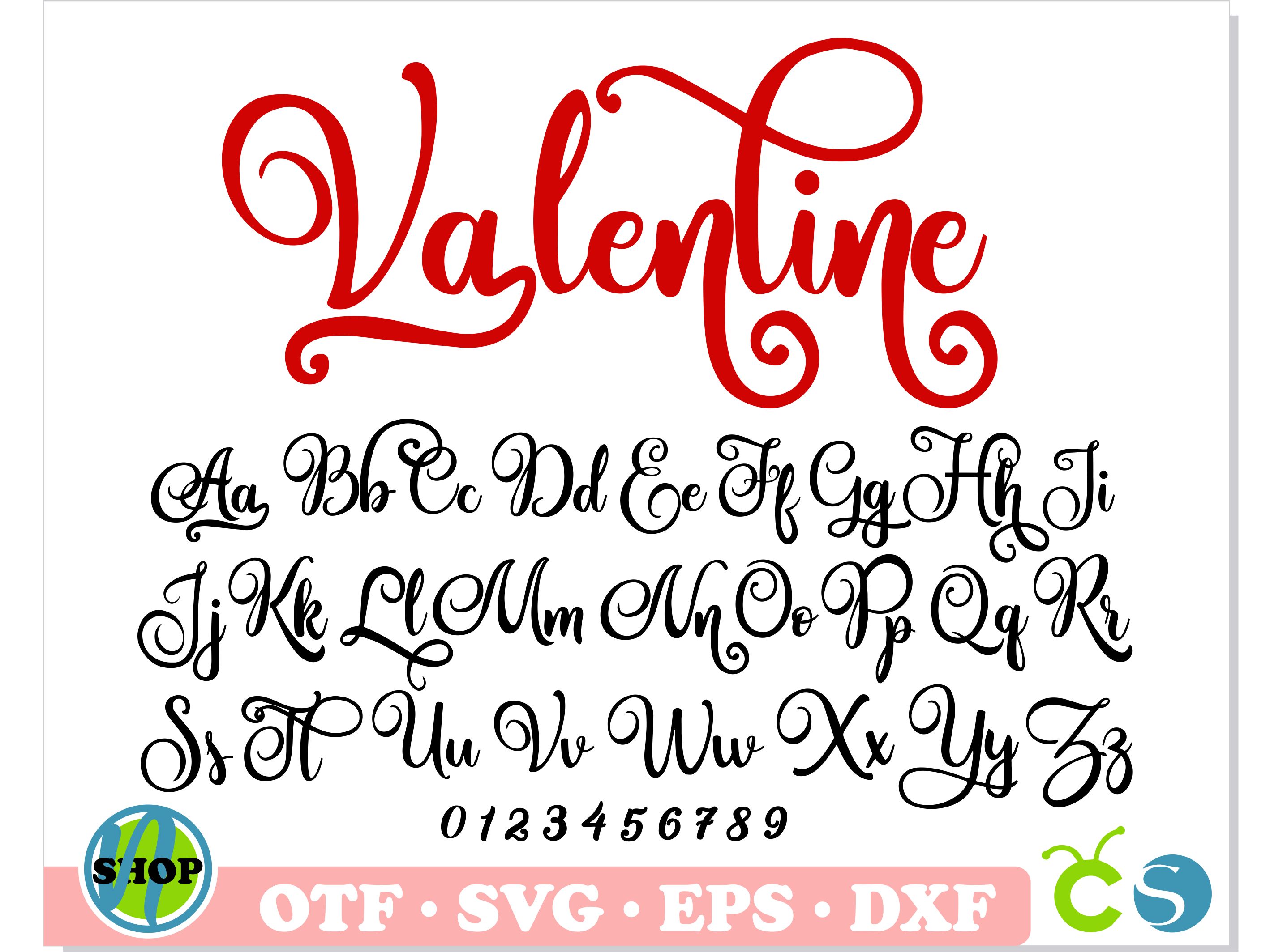 Valentine Font svg with Tails | Love font svg, Font for Cric | Inspire ...