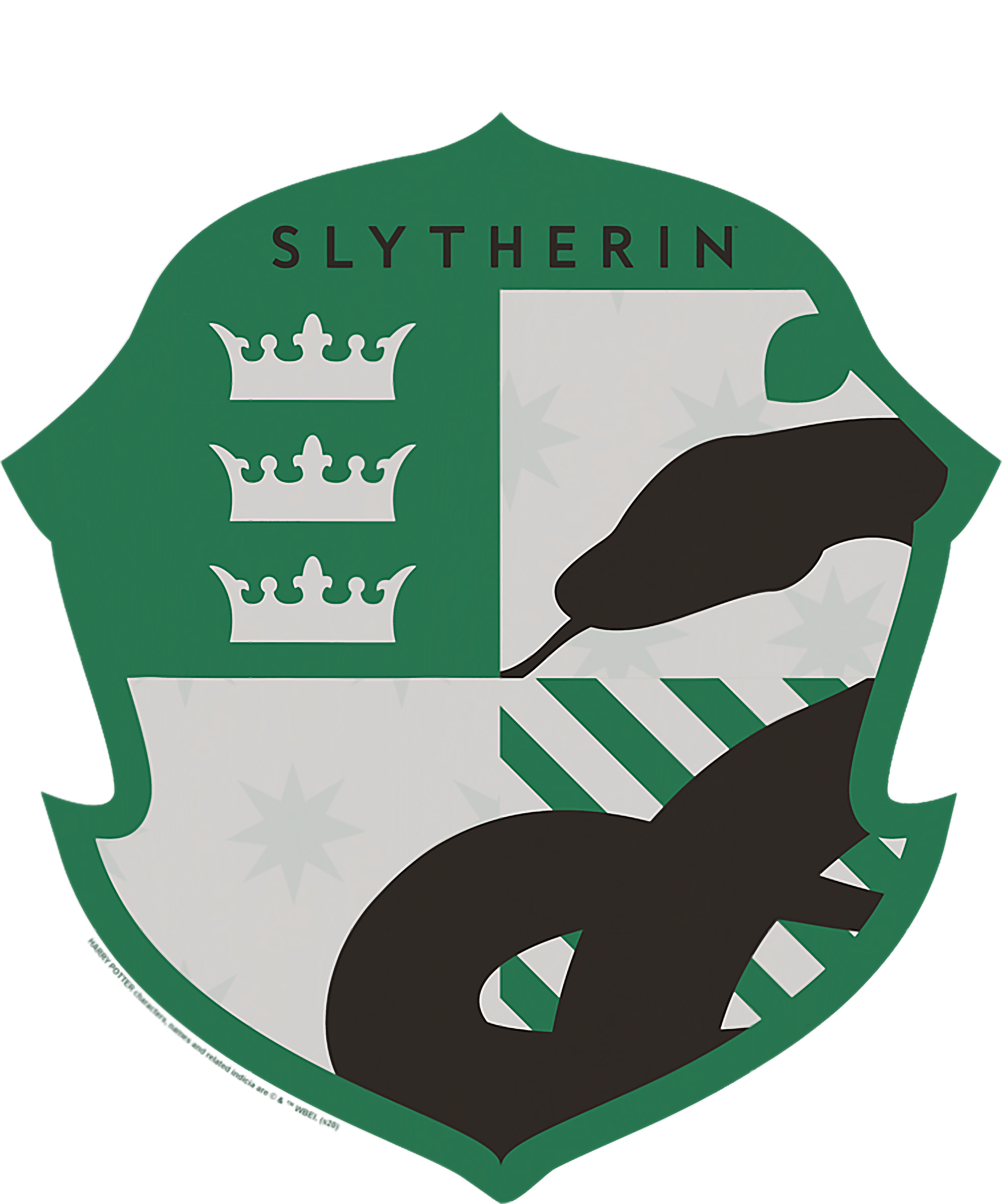 Harry Potter Slytherin Four Square Shield Crest T-Shirt | Inspire Uplift