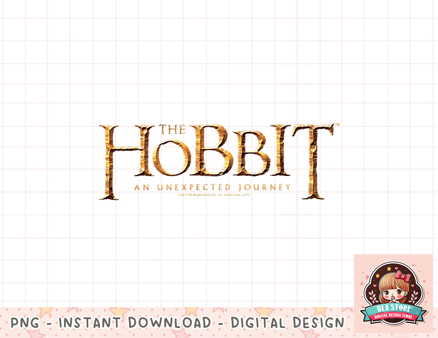 Hobbit Logo png, instant download, digital print | Inspire Uplift