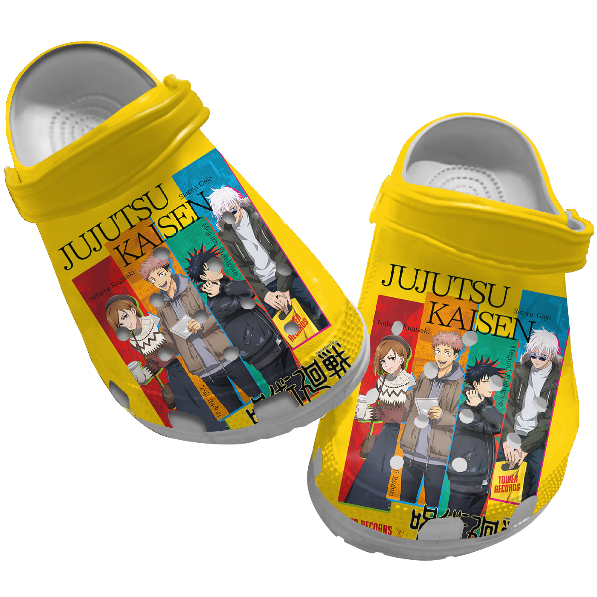 Jujutsu Kaisen Crocs, Manga Crocs, Jujutsu Kaisen Sandals, M - Inspire ...
