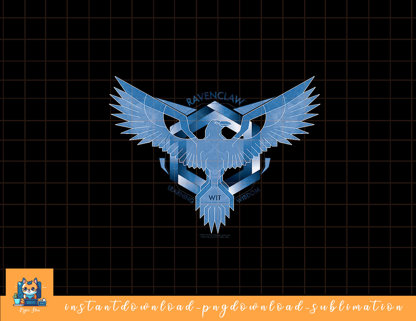 Harry Potter Ravenclaw Learning Wisdom Wit png, sublimate, d | Inspire ...