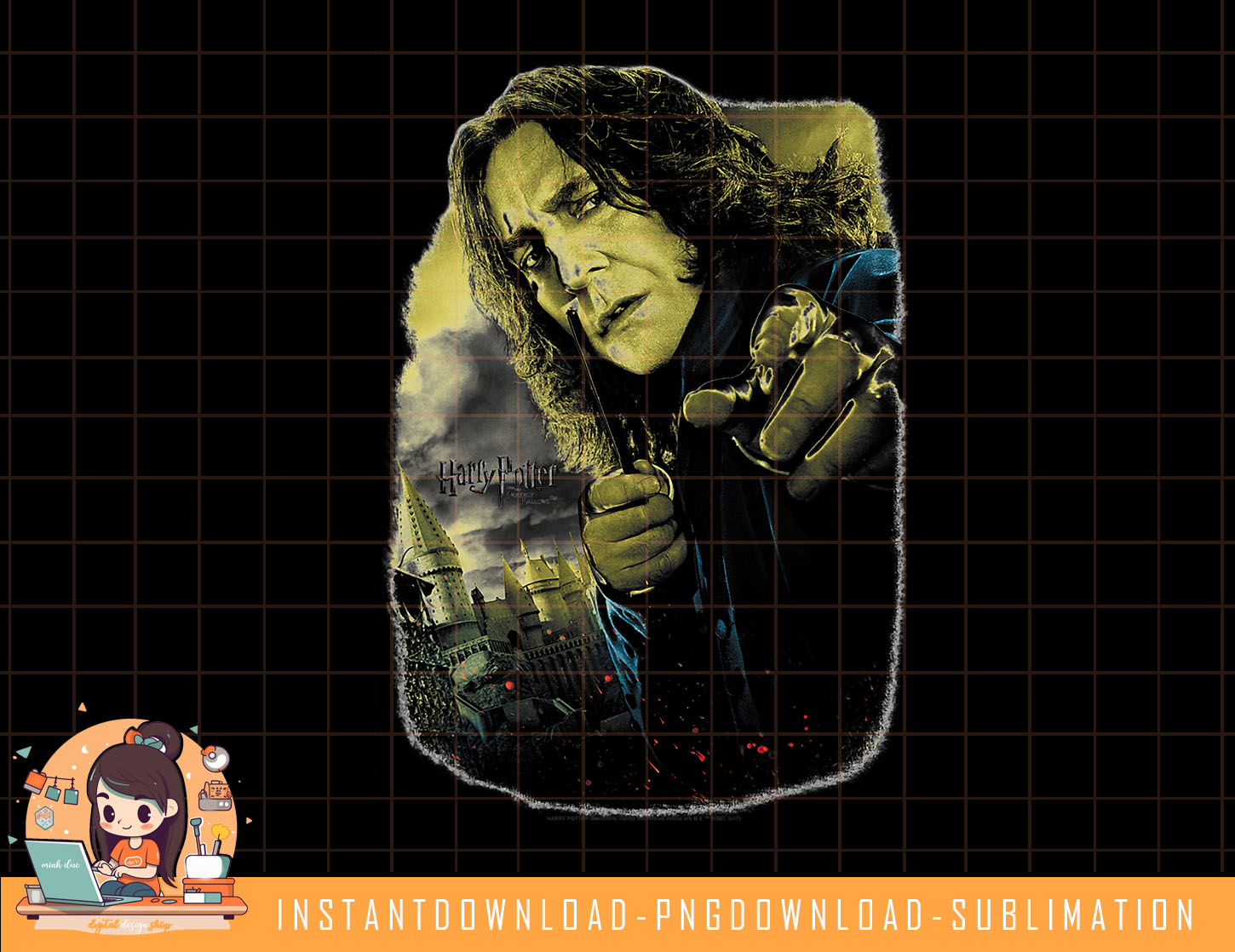 Harry Potter Snape Poster png, sublimate, digital download | Inspire Uplift