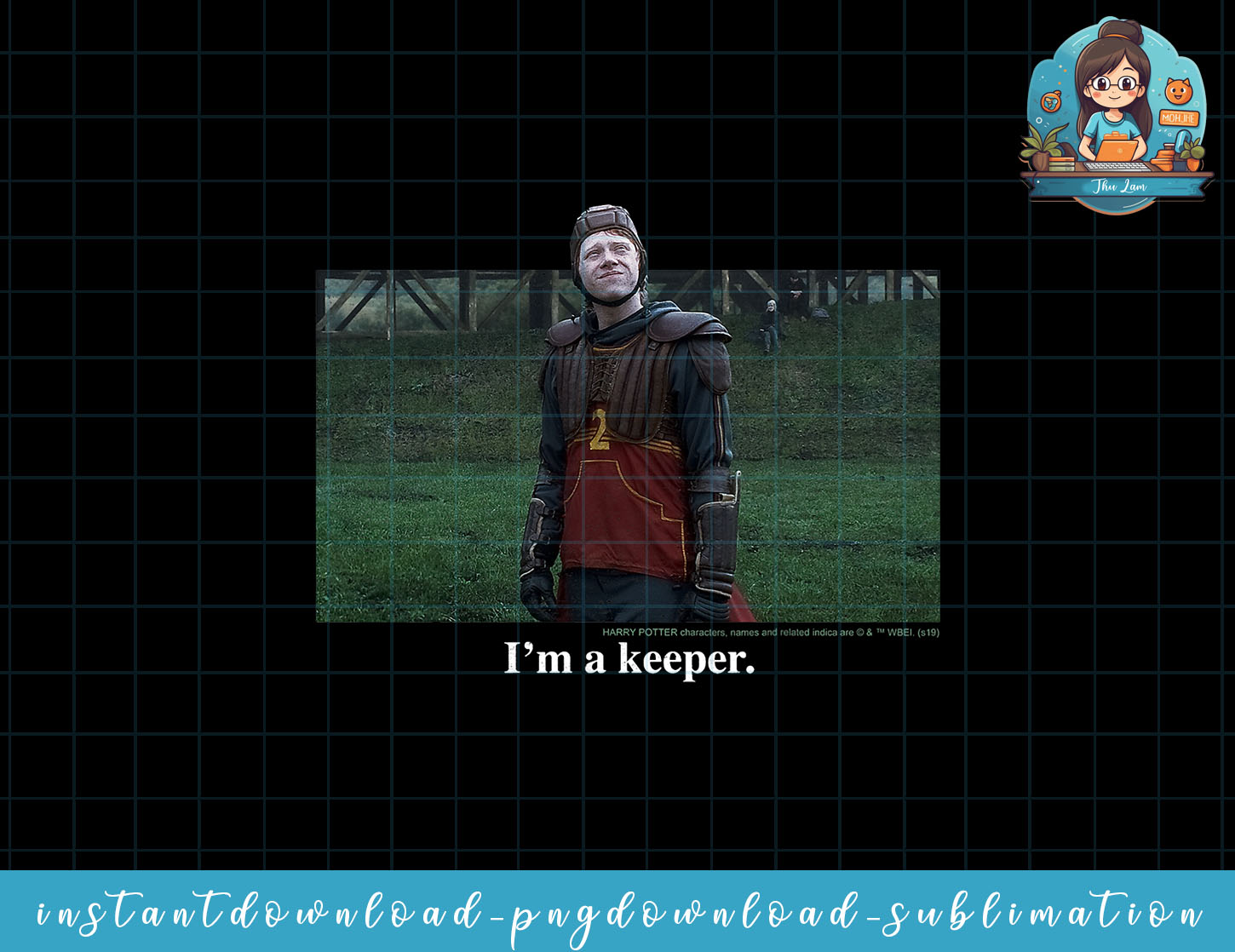 Harry Potter Ron Weasley Keeper Meme png, sublimate, digital | Inspire ...