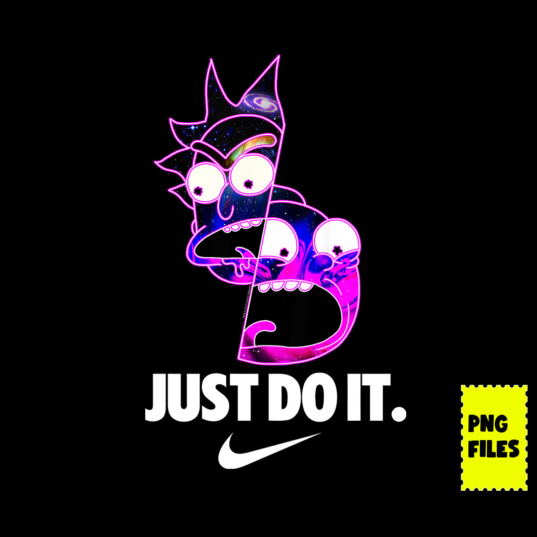 Rick and Morty Nike Just Do It Png, Rick and Morty Swoosh Pn | Inspire ...