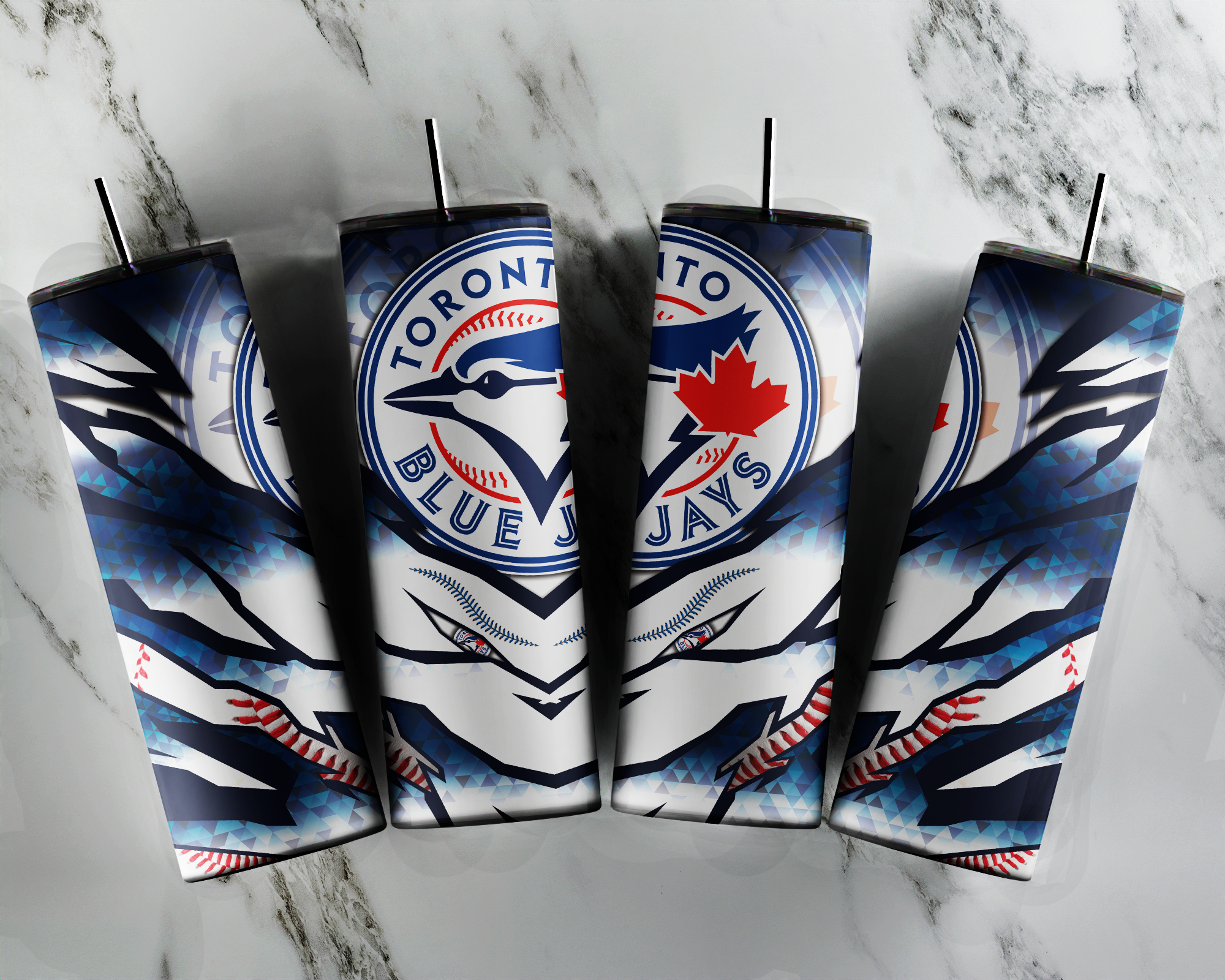 MLB Toronto Blue Jays Tumbler Wrap, Toronto Blue Jays Templa | Inspire ...