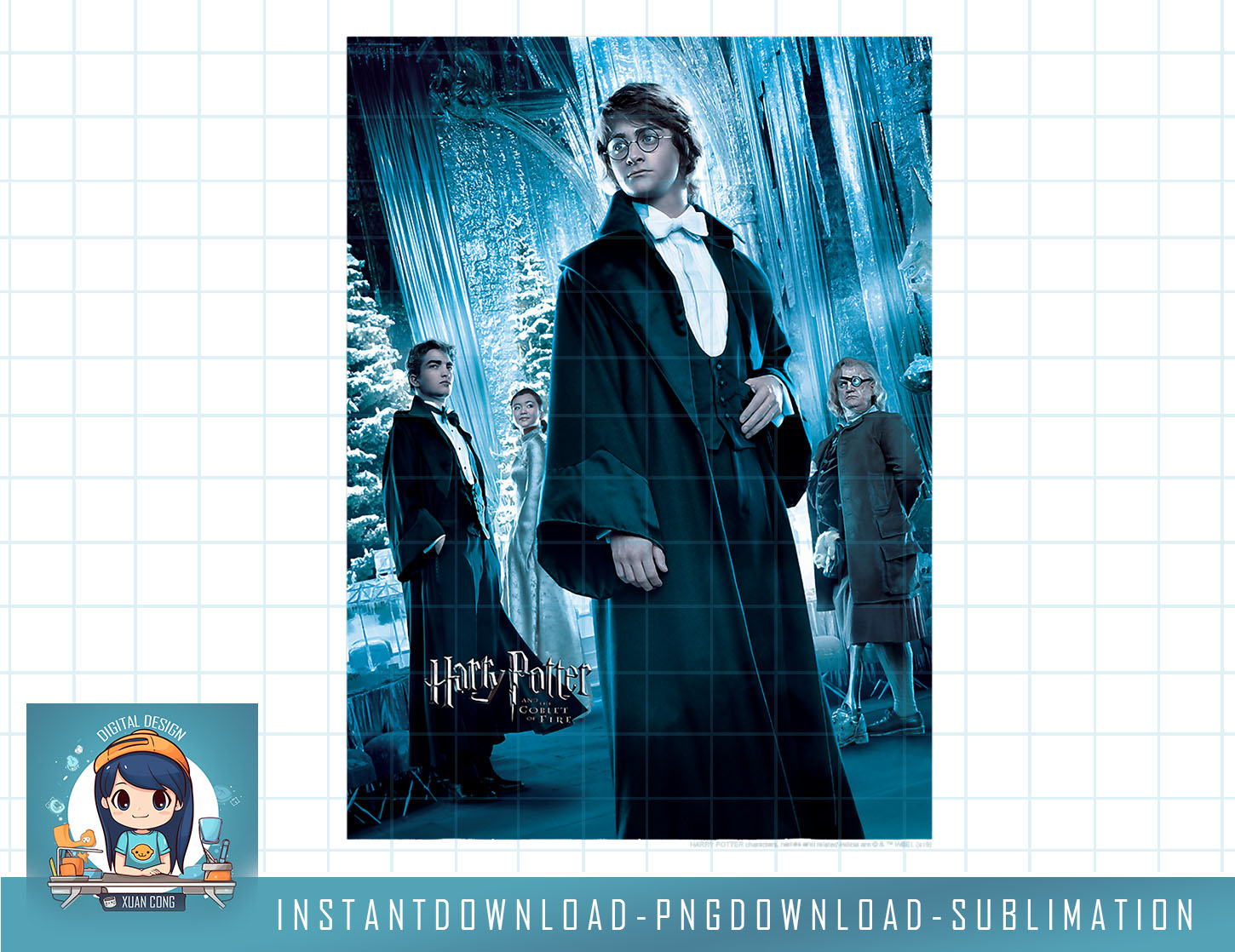 Harry Potter The Goblet of Fire The Yule Ball png, sublimate | Inspire ...