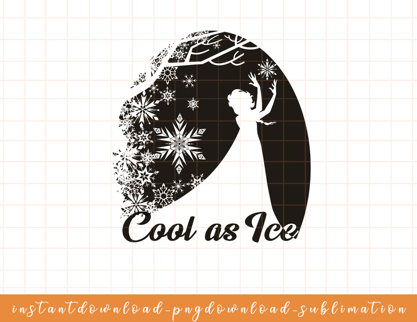 Disney Frozen Elsa Cool as Ice Reverse Shading Outline png, | Inspire ...