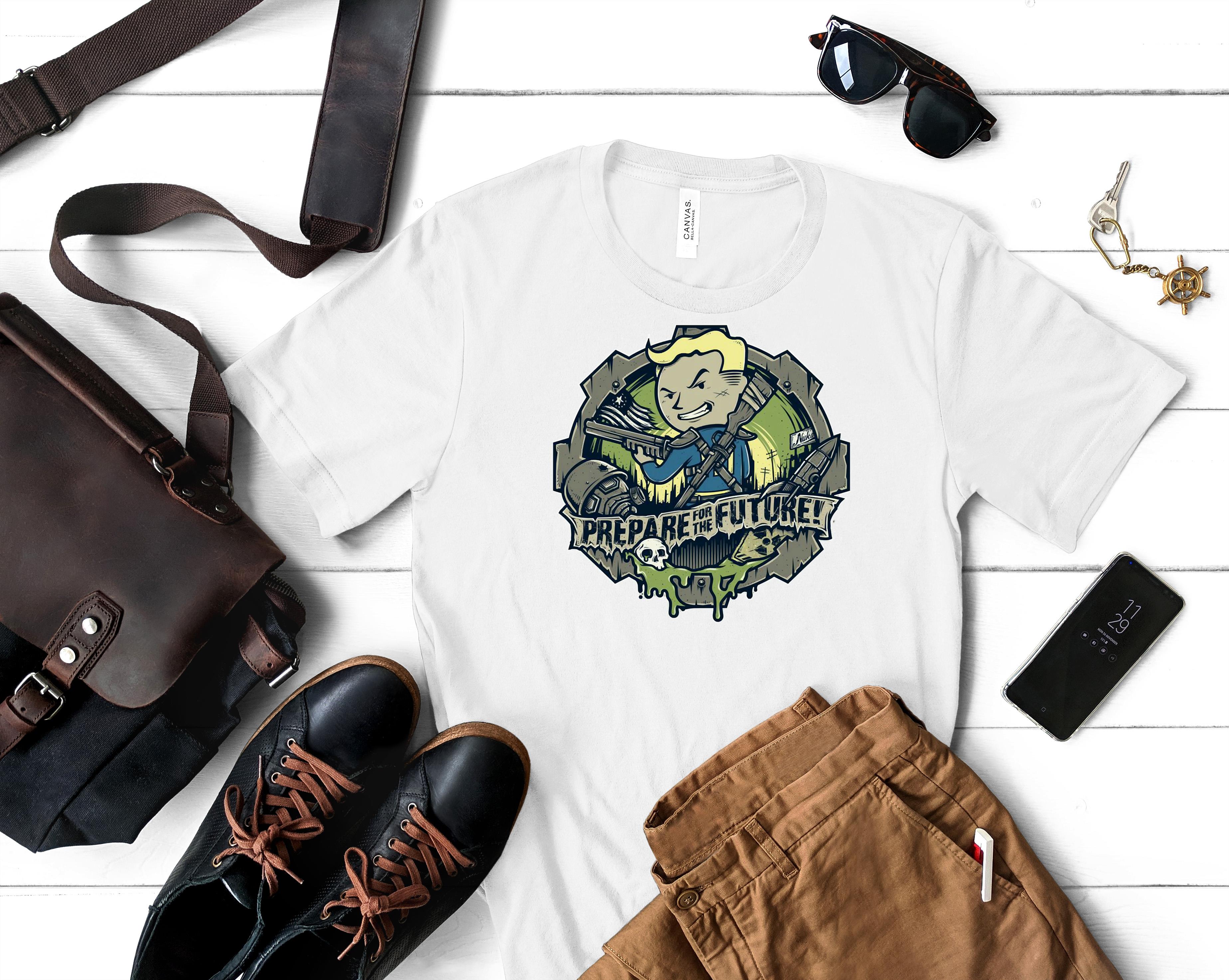 Fallout Shirt, Fallout T Shirt, Fallout Universe Timeline T | Inspire ...