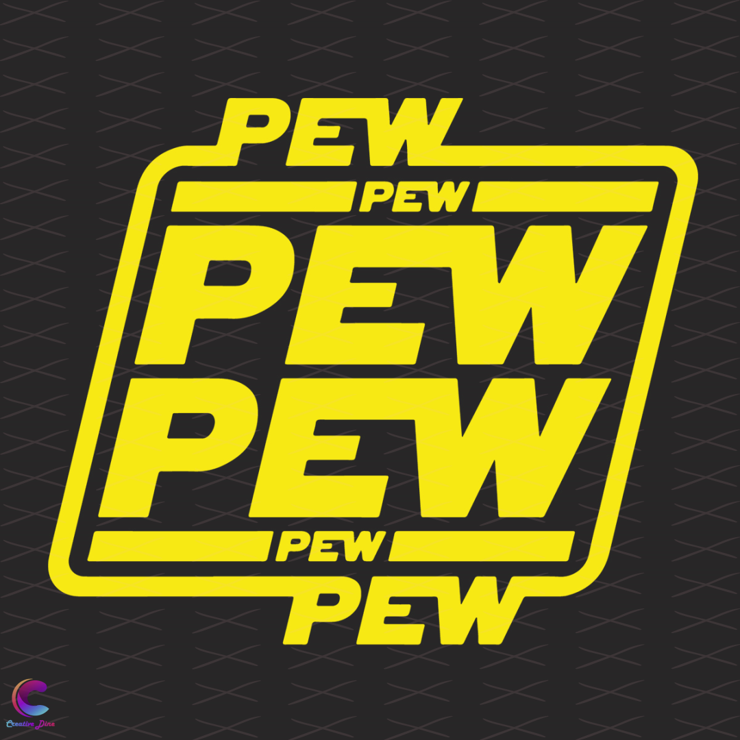 Pew Pew Pew Star Wars Font Svg, Trending Svg, Pew Pew Pew Sv | Inspire ...