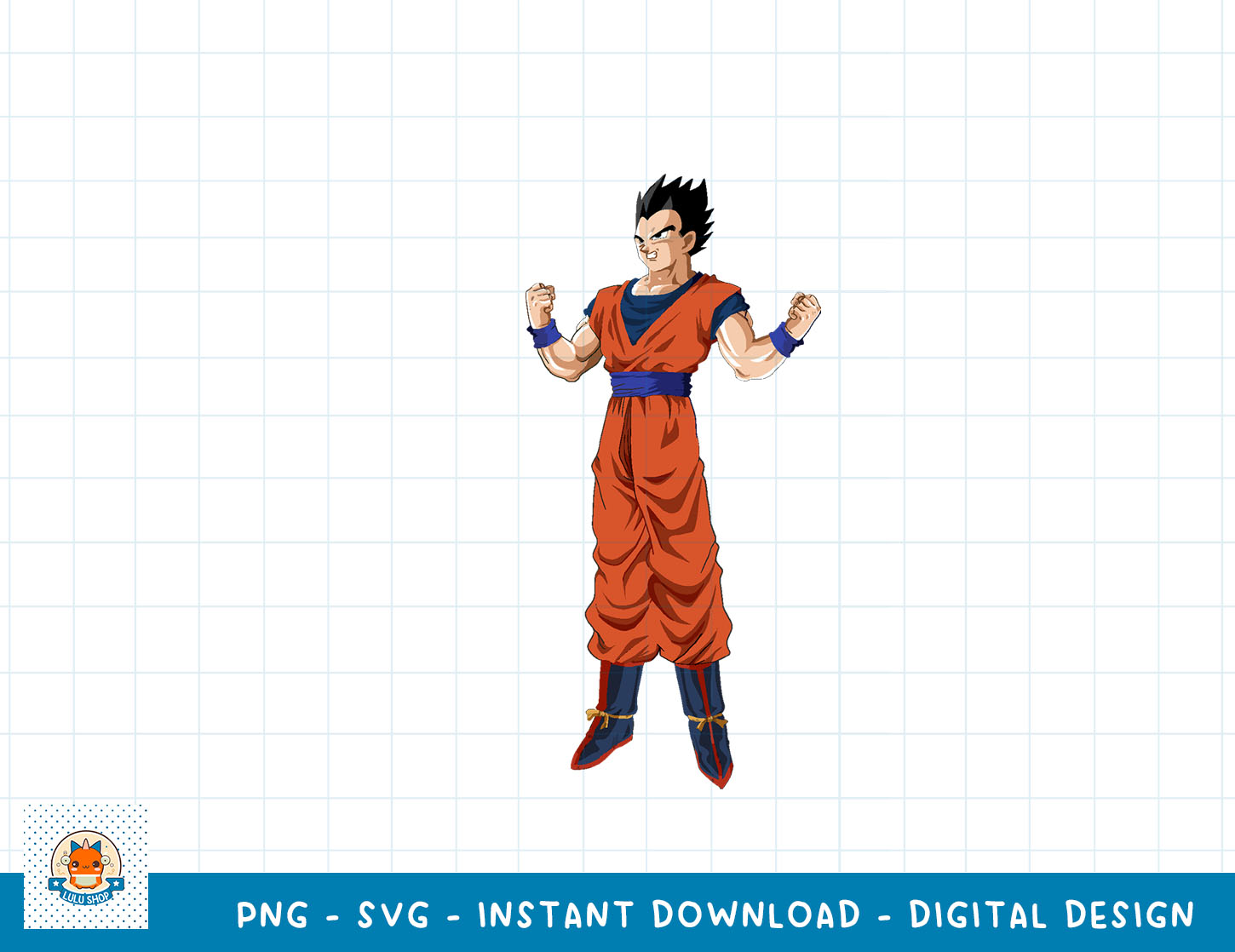 Gohan 2 Dragon Ball Z Svg, png, digital download, anime png | Inspire ...
