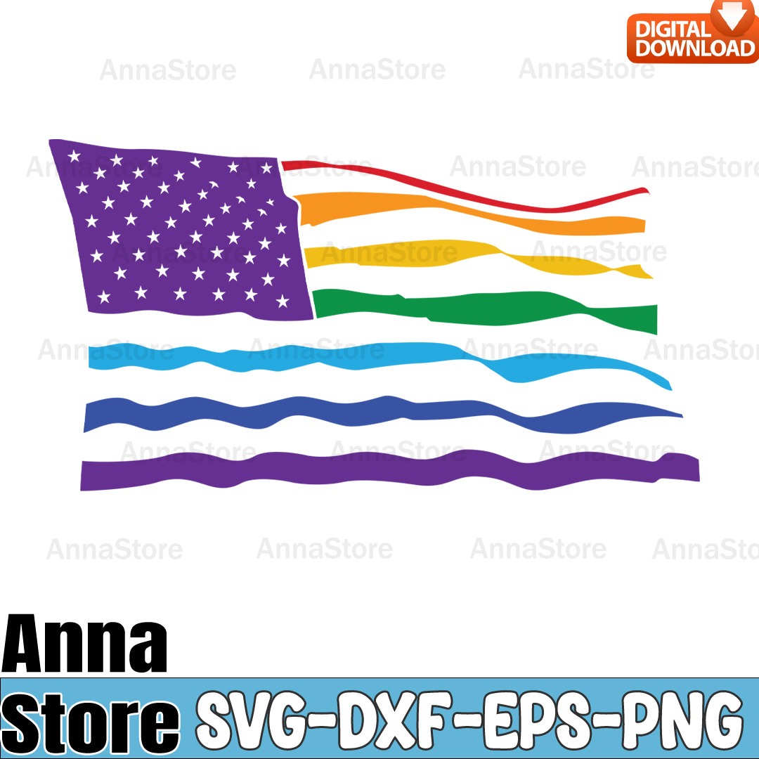 Gay Pride Flag Svg,LGBT Day Svg,Lesbian Svg,Gay Svg,Bisexual - Inspire ...