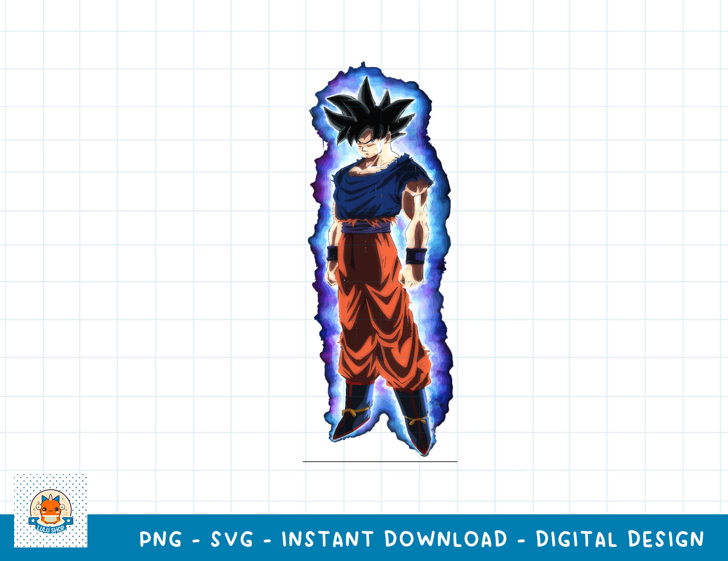 Goku ultra instinct 9 Dragon Ball Z Svg, png, digital downl | Inspire ...