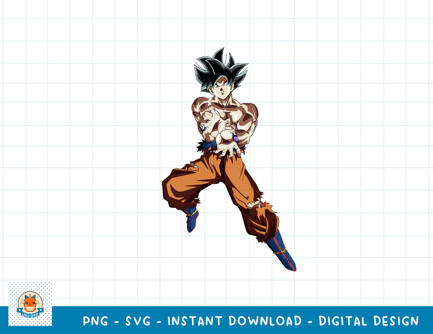 Goku ultra instinct 11 Dragon Ball Z Svg, png, digital down - Inspire ...