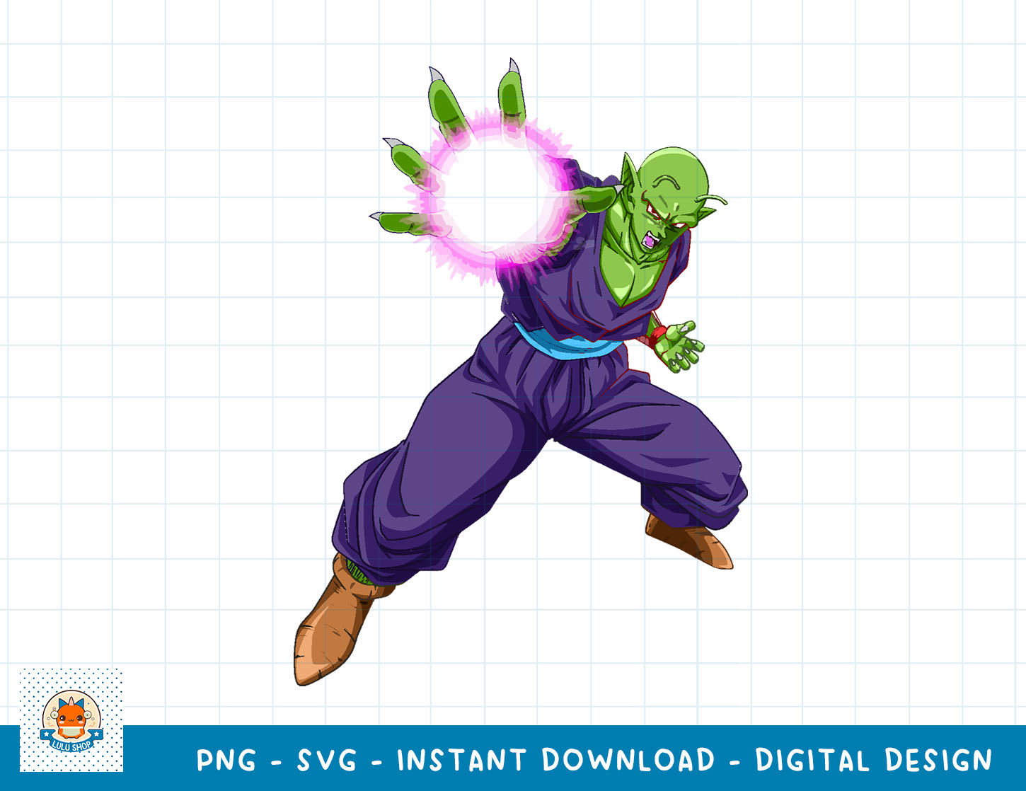 Piccolo 2 Dragon Ball Z Svg, png, digital download, anime p | Inspire ...