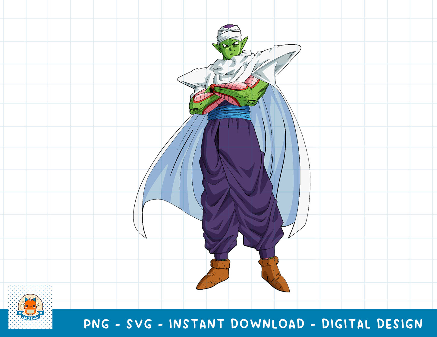 Piccolo 3 Dragon Ball Z Svg, png, digital download, anime p | Inspire ...