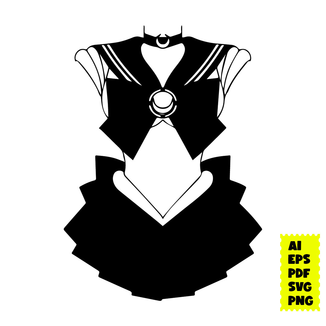 Sailor Moon Svg, Sailor Moon Outline Svg, Sailor Moon Costum - Inspire ...